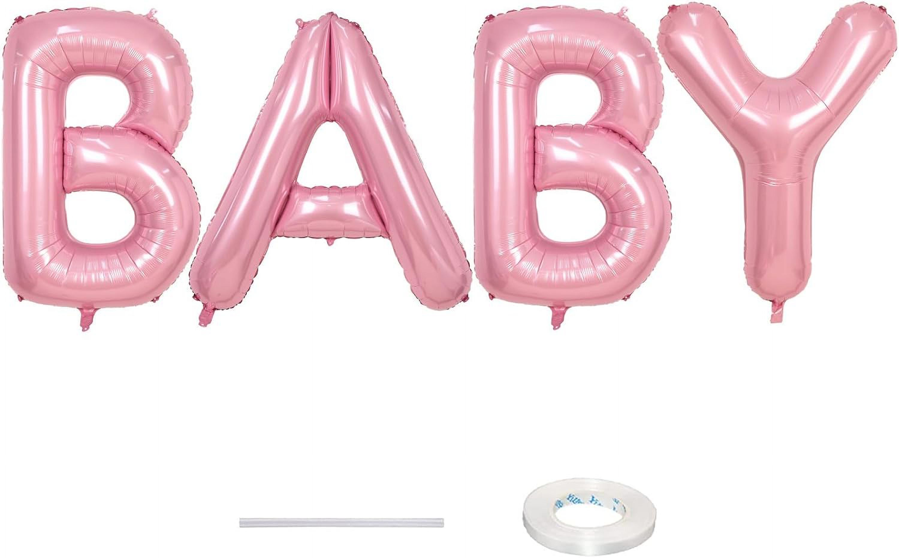 BESTKITTY 40 In Pastel BABY Balloon for Girls Baby Sr, Large Light Pink ...