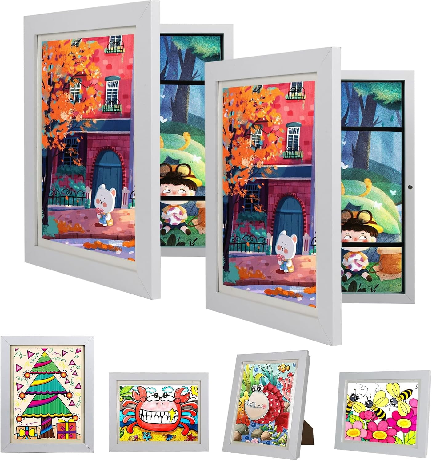 BESTKITTY 4Pa Kids Artwork Fes angeable -Kids Art Fe,Kids Art Fes Front ...