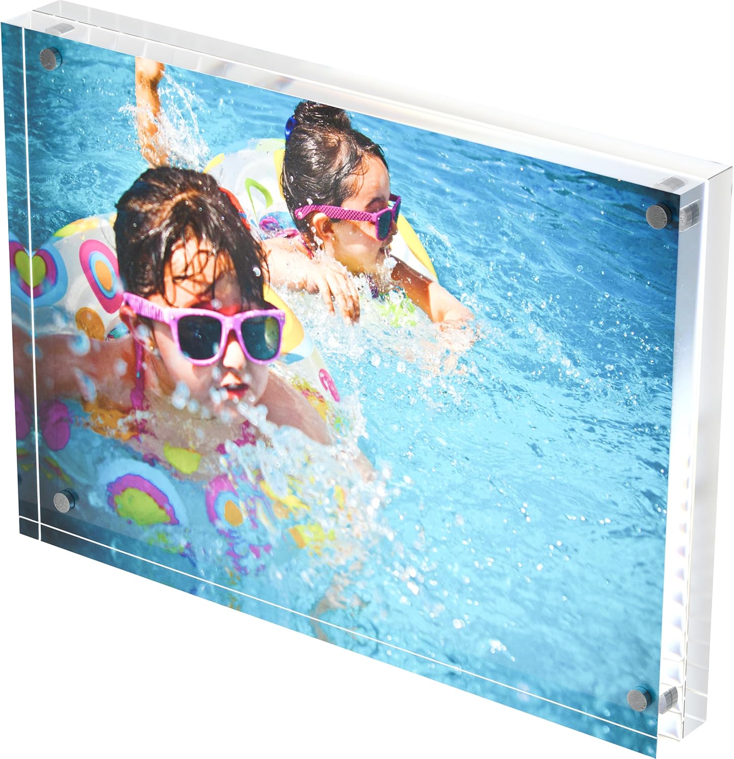 BESTKITTY 4x6 Acryl Magnet Pture F, 1 Pa Clear Fel Rectangle P F for ...