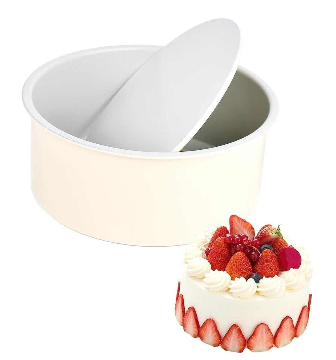 BESTKITTY 6 Inch Detachable Base Round Cake Pan for Layered Cakes ...