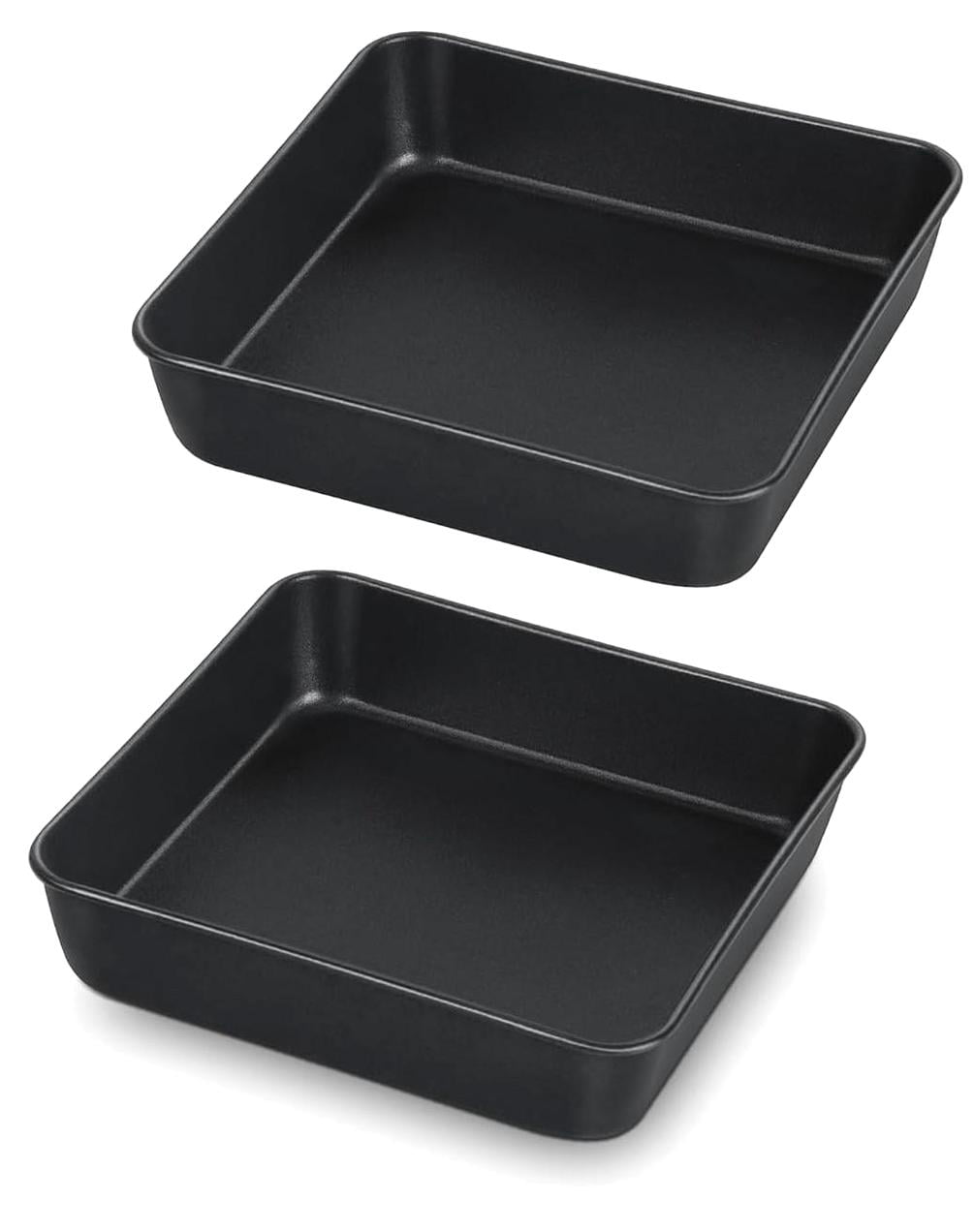 BESTKITTY 6 Inch Square Cake Pan, Small with Non-Stick Coating ...