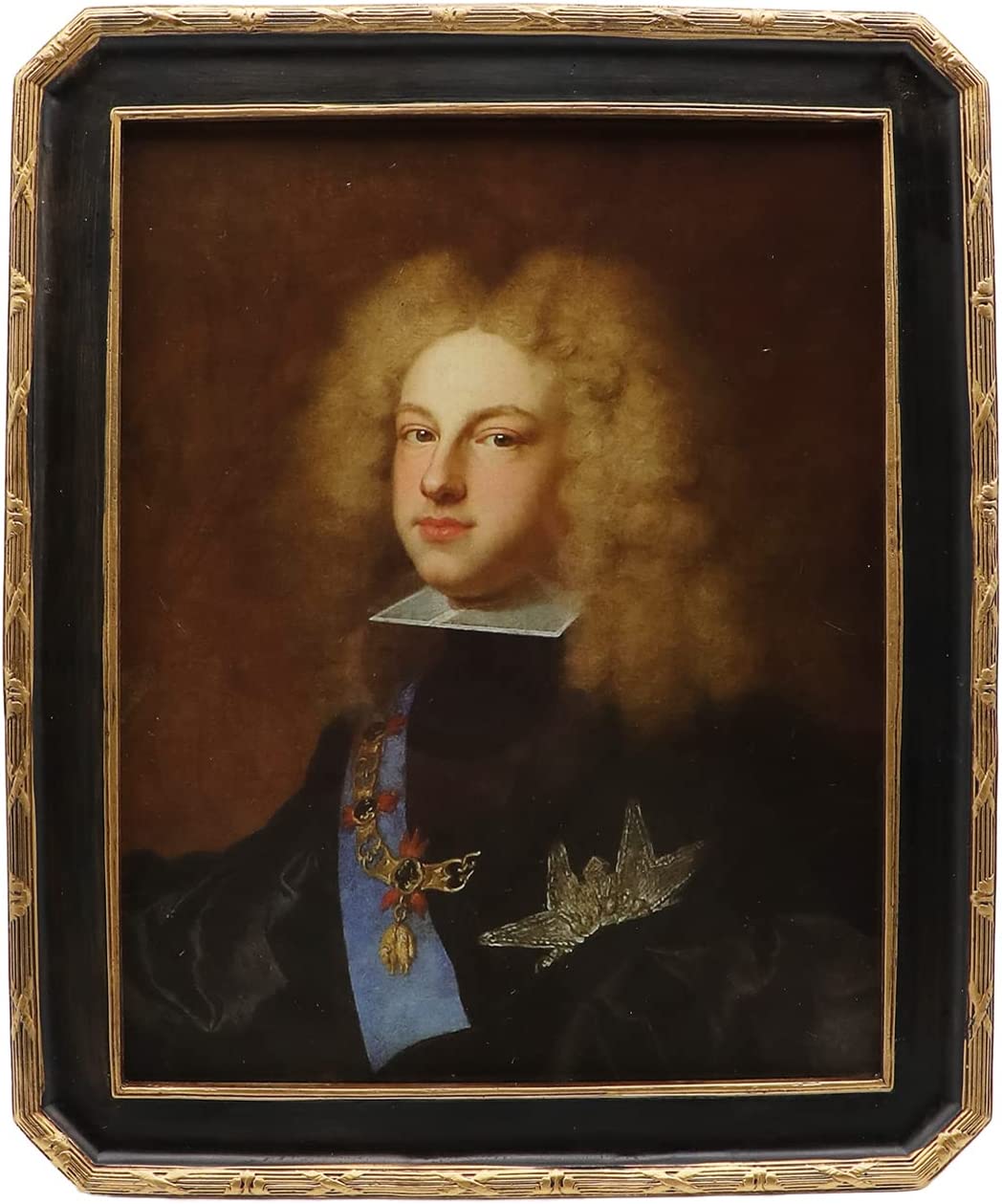 BESTKITTY 8x10 Vintage Pture F, Antue Ornate Bla and Gold Octagon P F ...