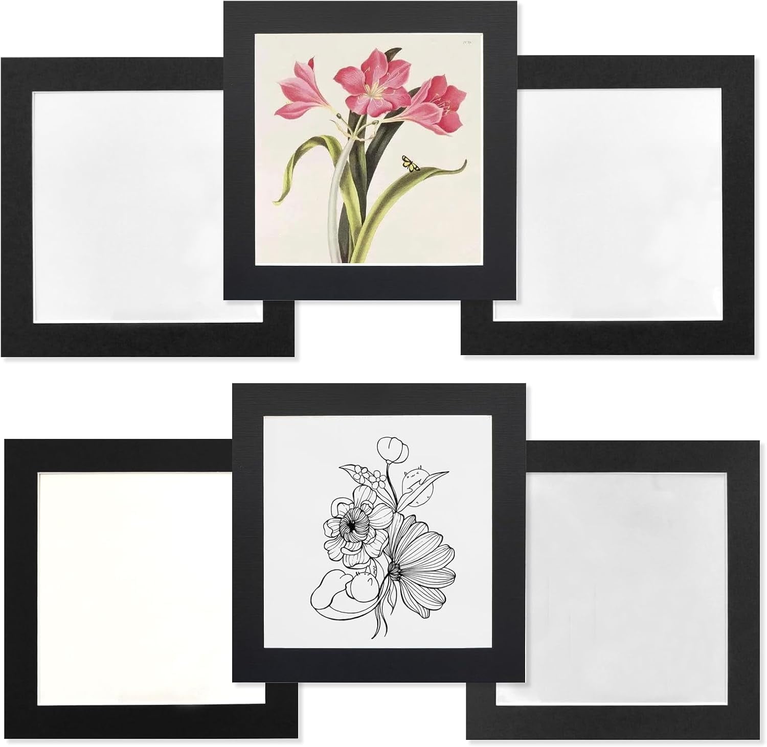 BESTKITTY 8x8 in Collage Pture F Set of 6,Colorful St-On Fes for ...