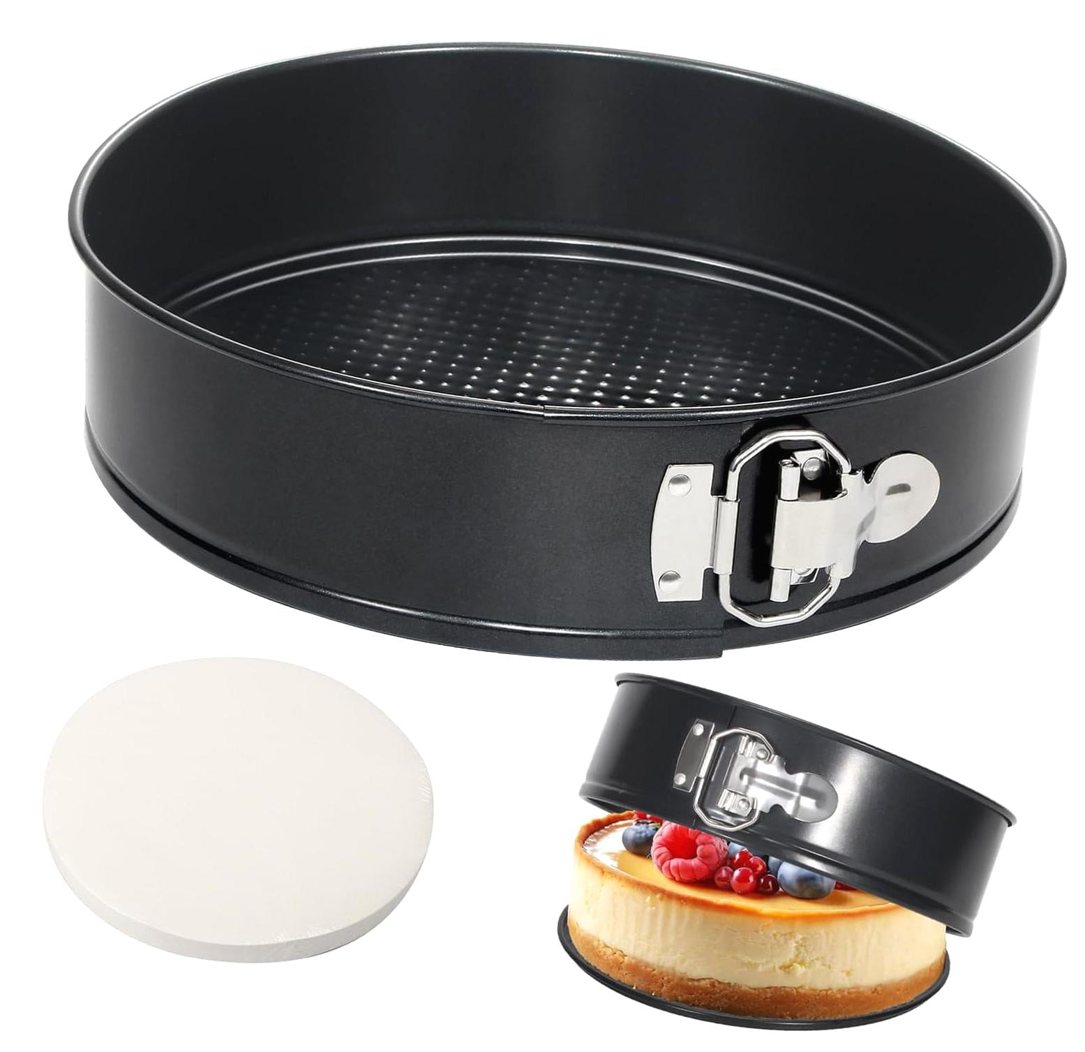 BESTKITTY 9-Inch Springform Pan with 50 Sheets Parchment Paper ...