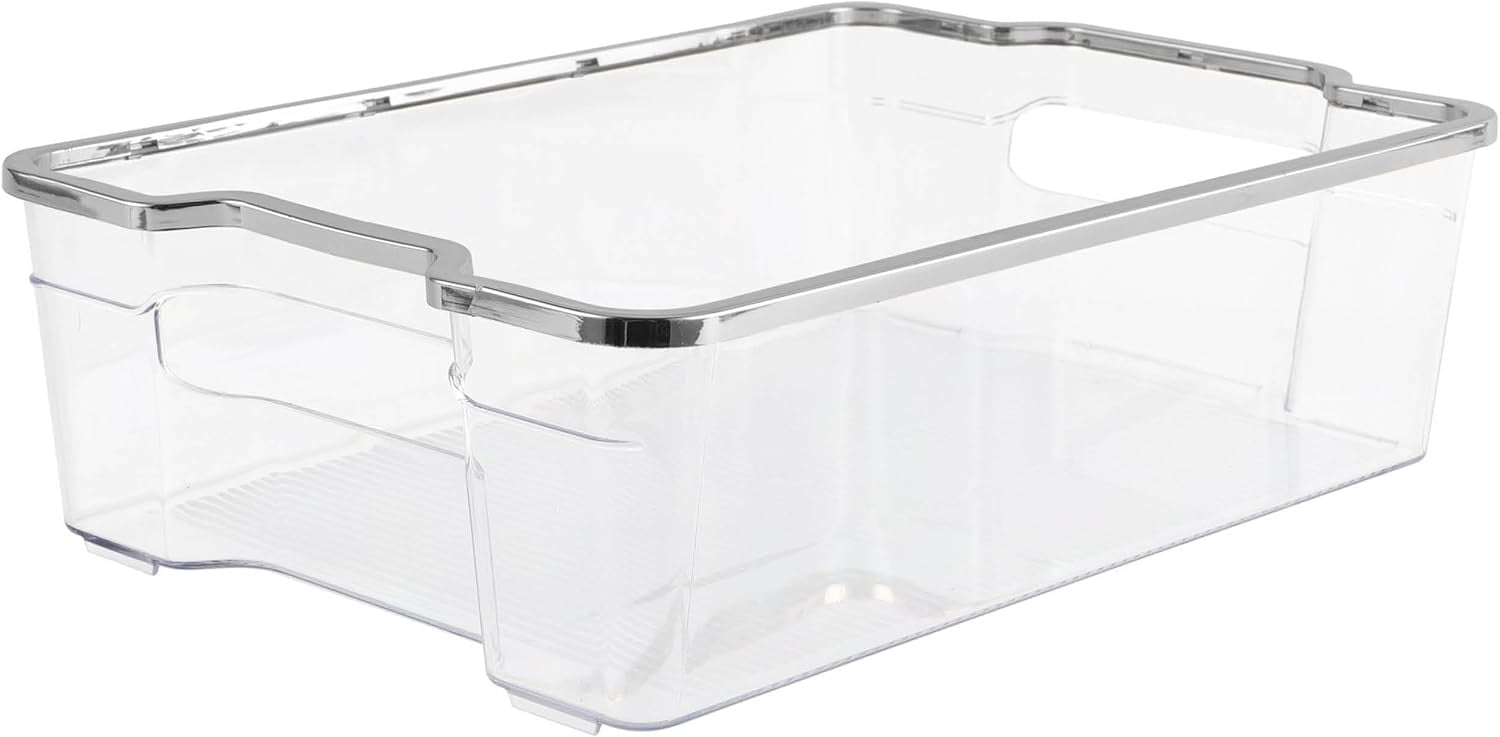 BESTKITTY ADE Clear Refrigerator Organizer Bins - Clear Bins for Fridge ...