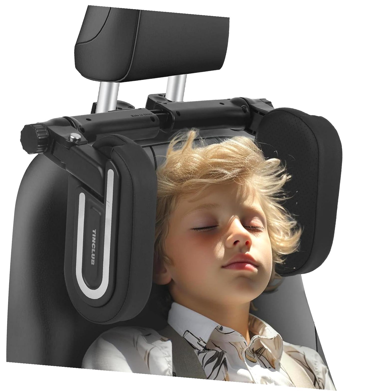 BESTKITTY Adjustable Car Headrest Pillow, U-Shaped Design for 180 ...