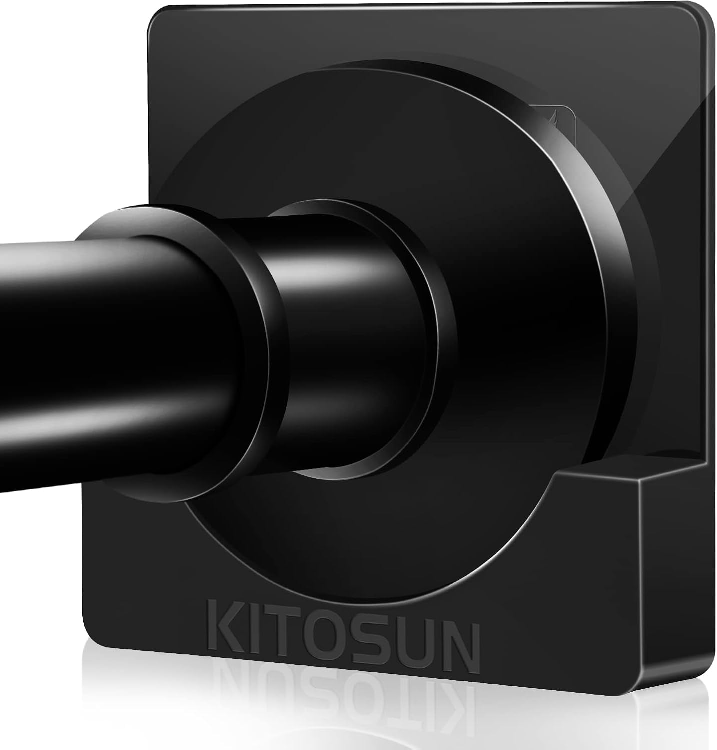 BESTKITTY Aesive Sr Curtain Rod Holder Wall nt Batoom Tension Pole ...