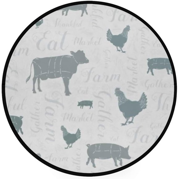 Farm Animals Rug