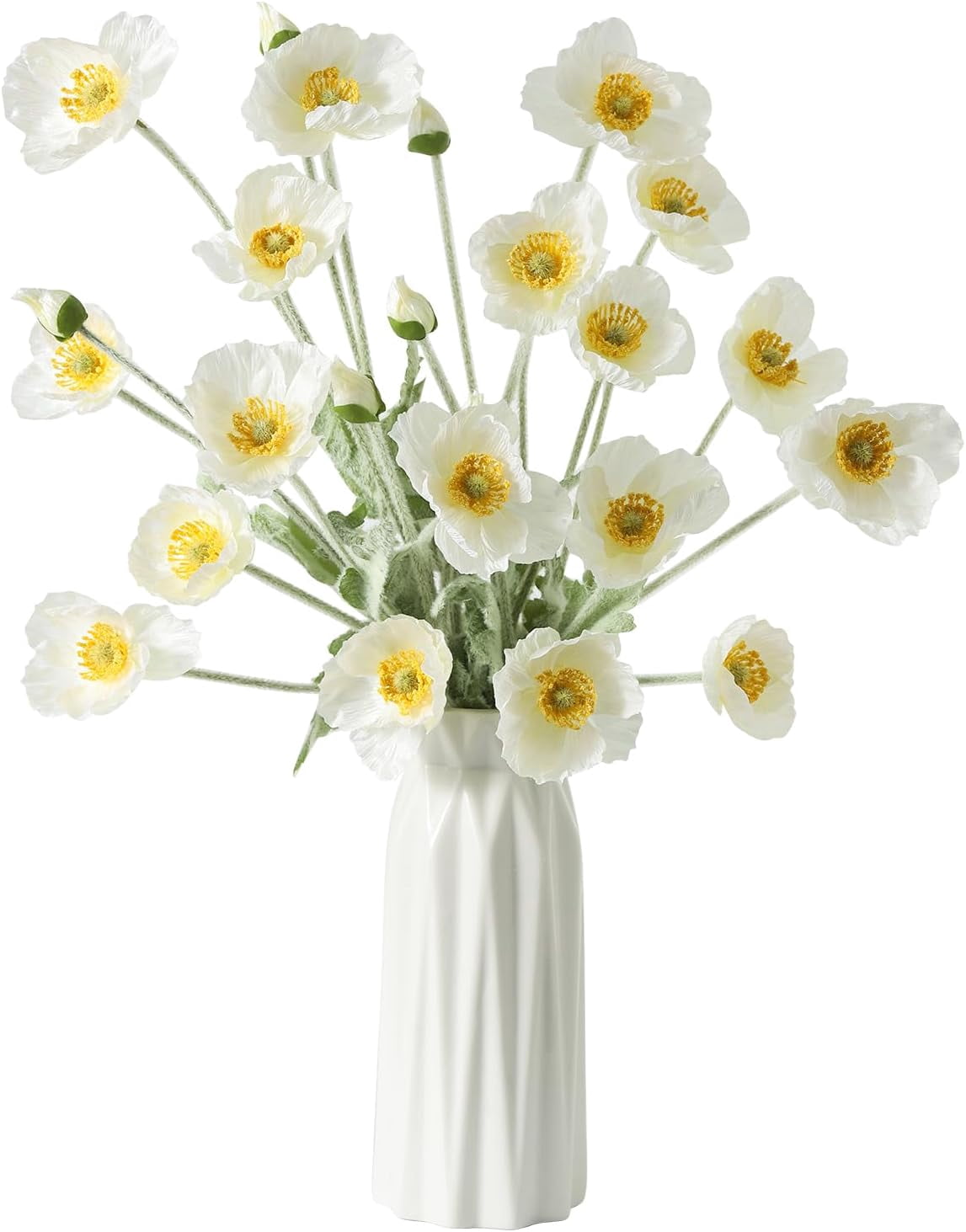 BESTKITTY Arti 6Pcs pies Flowers Faux Flowers for Home Table ...
