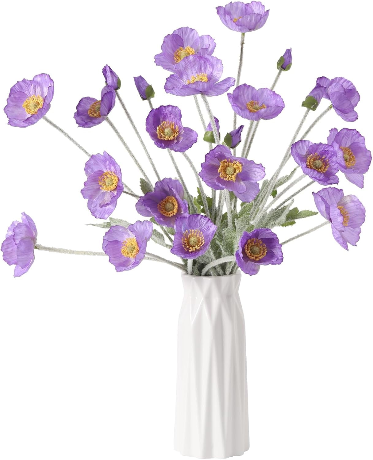 BESTKITTY Arti 6Pcs pies Flowers Faux Flowers for Home Table ...