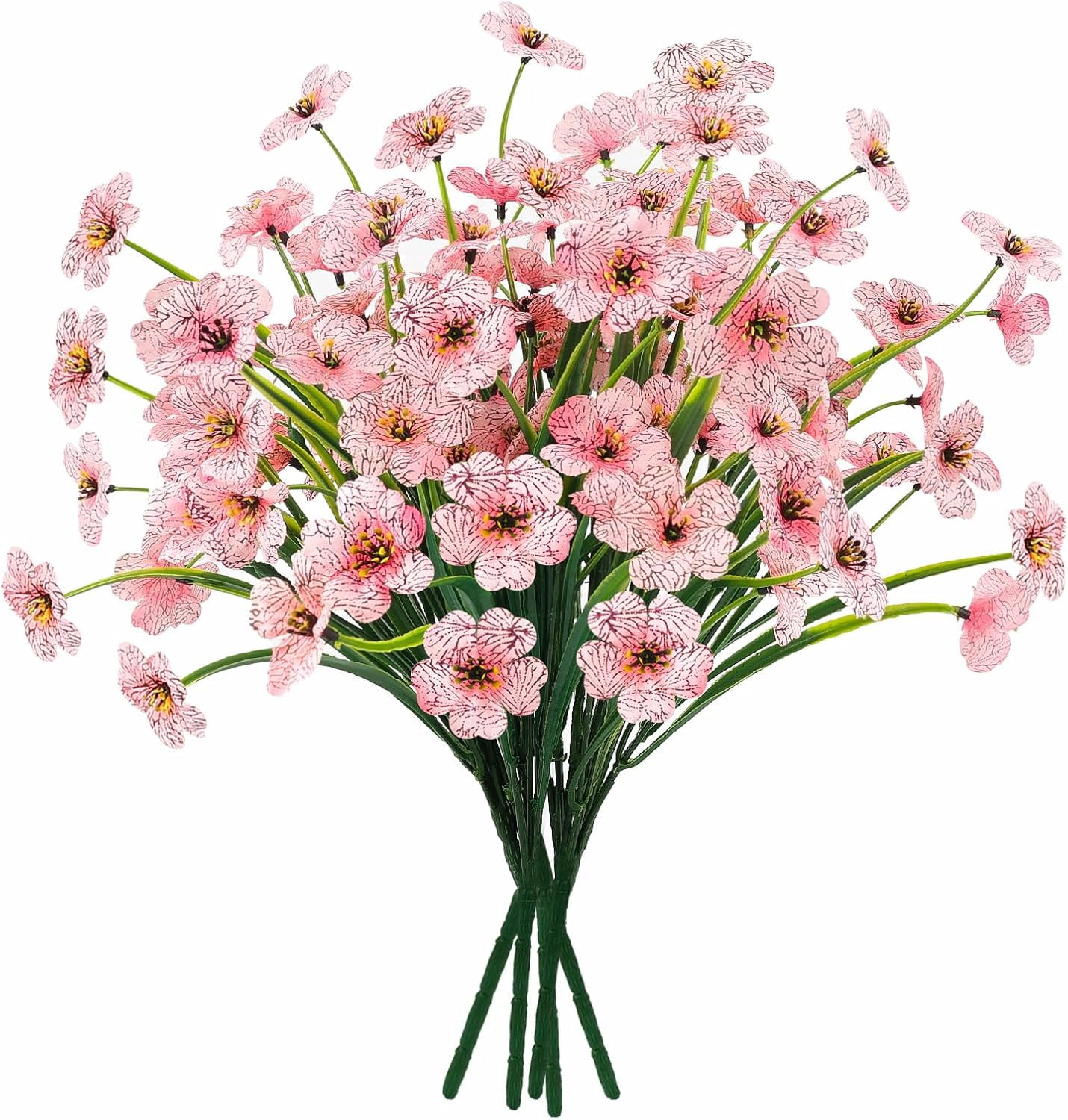 BESTKITTY Arti for Outdoors 6 Bundles Fake Sp Flowers UV Rnt No Fade ...
