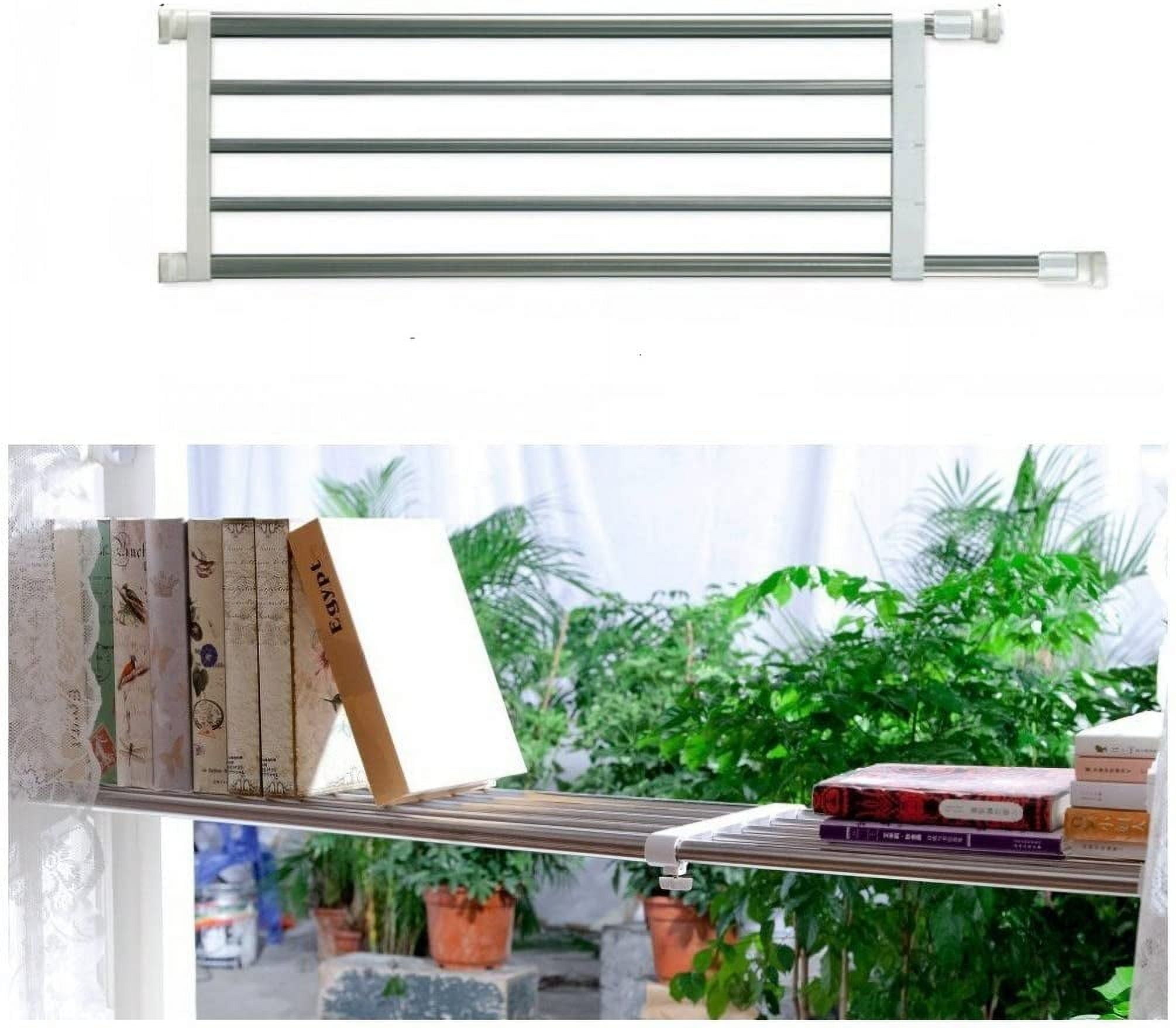 BESTKITTY BAOYO Closet Tension Shelf & Rod, Bathroom en Garage Tel ...