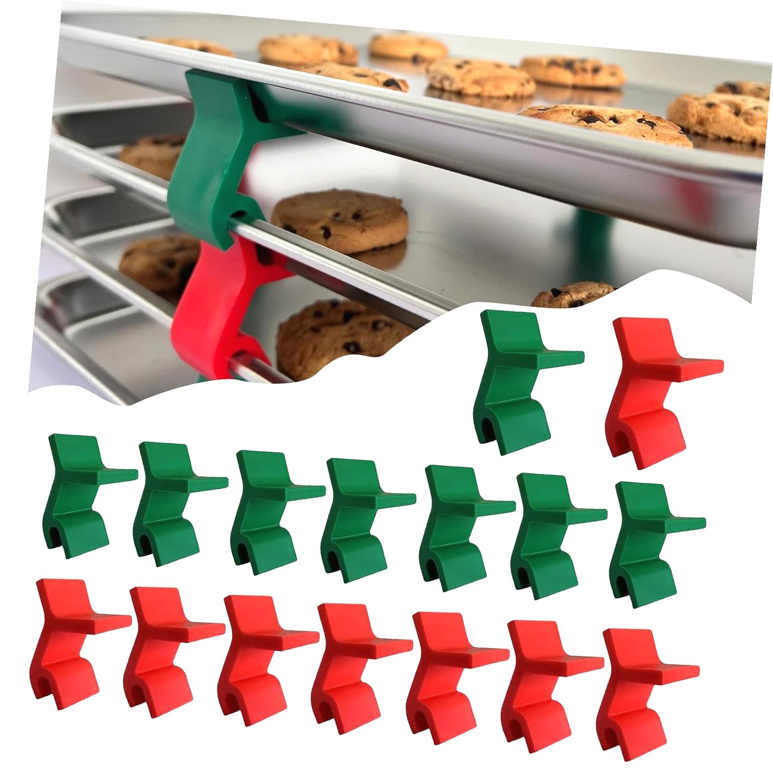 BESTKITTY Baking Sheet Organizer, 16-Pack, Tray Holders for Freeze ...