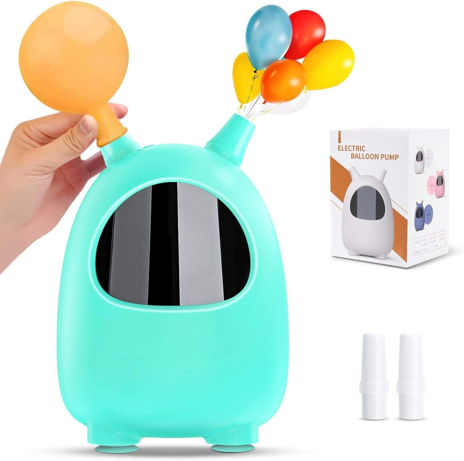 BESTKITTY Balloon Pump Electr, Balloons Inflator Air Pump Portable ...