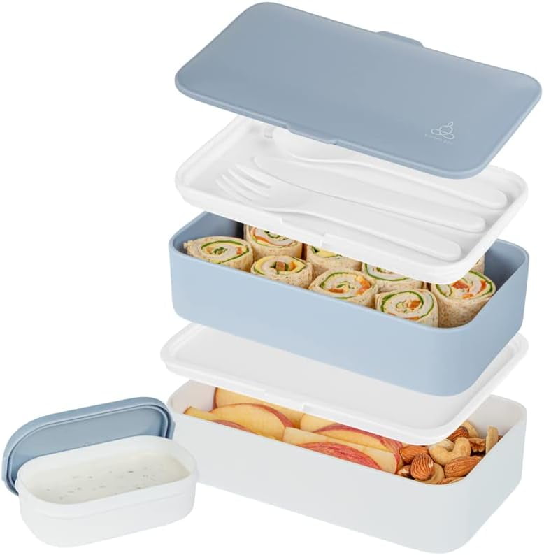 BESTKITTY Bento T 40.5 Ounces Staable Lun Box 1 Reusable Adult Lun ...