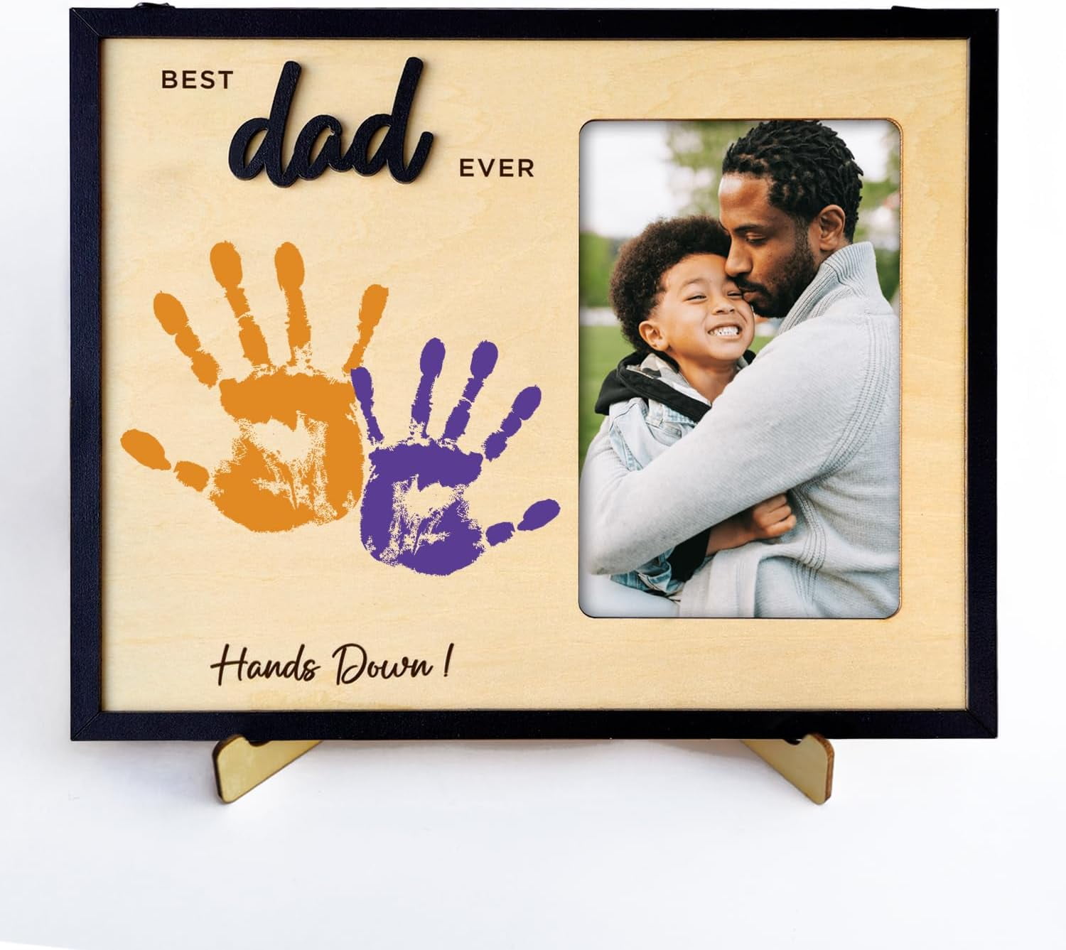 BESTKITTY Best Dad r Handprint Pture F For Dads - Father's Day Gift ...