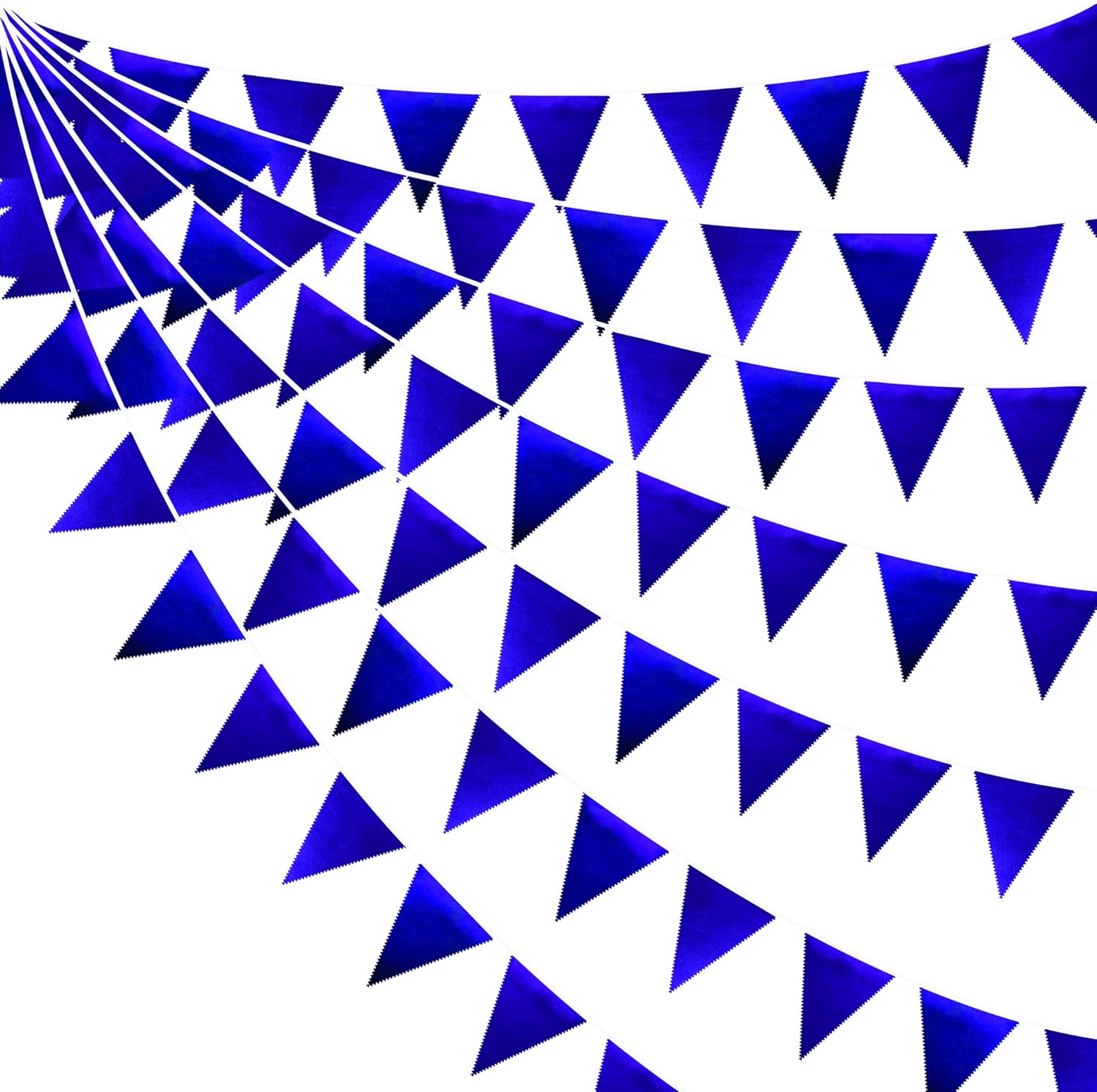 BESTKITTY Blue Party Decoration Navy Blue e ant Banner Flag D Blue Met ...