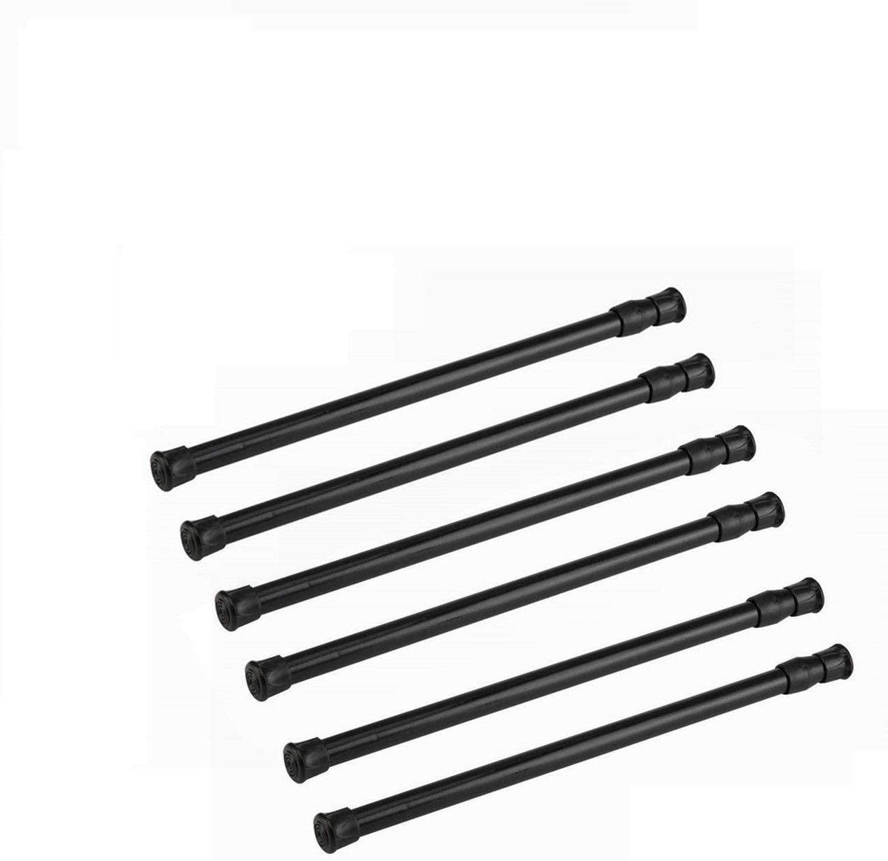 BESTKITTY Cupboard Bars Tension Rods, 6 Pa Sp Tensions Rods Steel ...