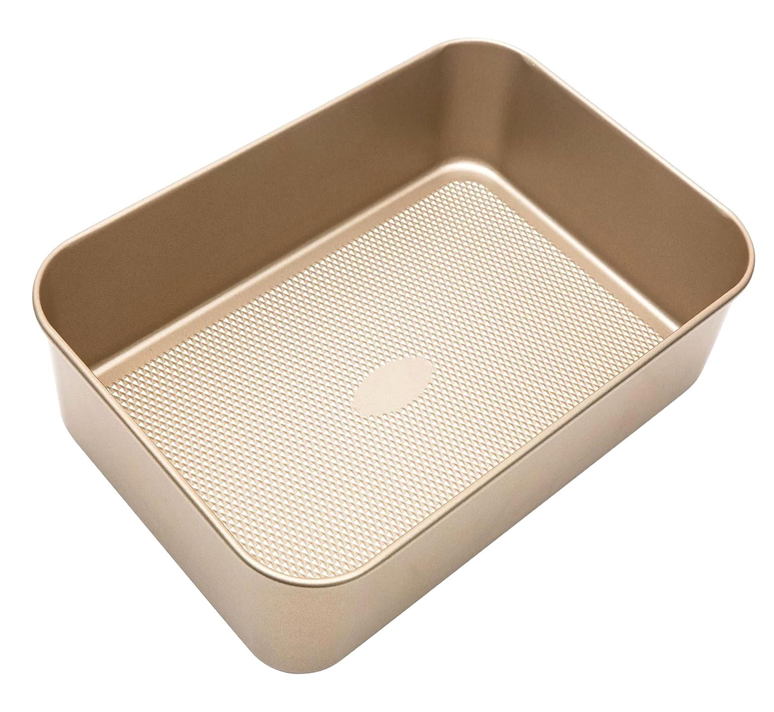 BESTKITTY Deep Baking Tray | Non-Stick | Diamond Pattern Base | Ensures ...