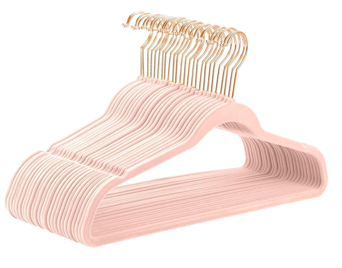 BESTKITTY Deluxe Velvet Hangers (60 Count) Heavy Duty - Non-Felt ...