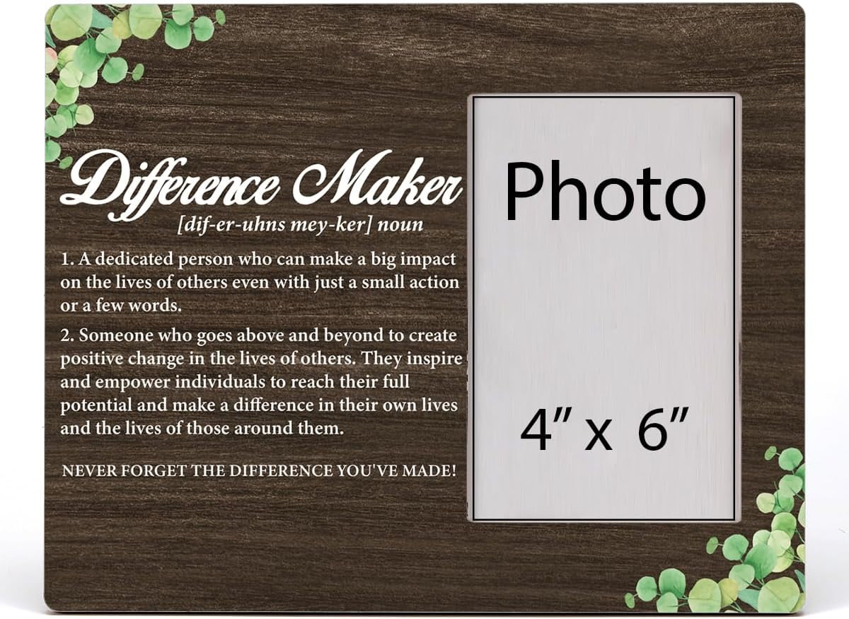 BESTKITTY Difference Maker Gift, Thank You Gifts for Women Men ...