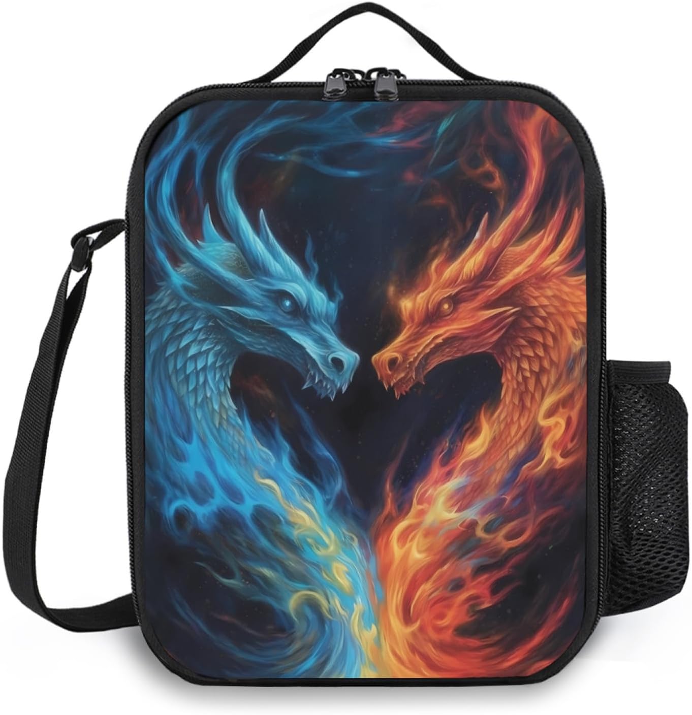 BESTKITTY Dragon Lun Box Insulated Lun Bag for Women Men Reusable Large ...
