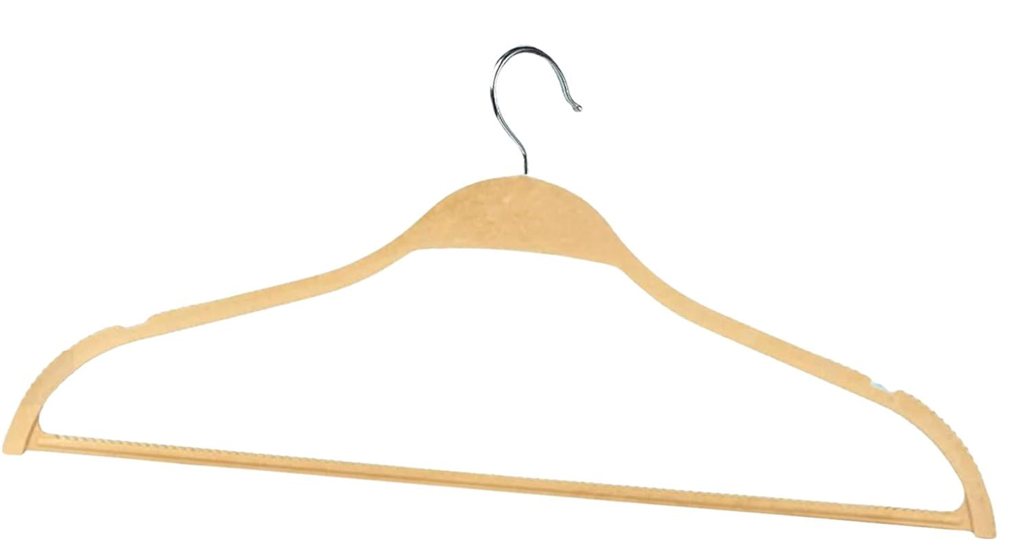 BESTKITTY Durable Thin Plastic Hangers 30 Pack | Slim, Wood- Design ...