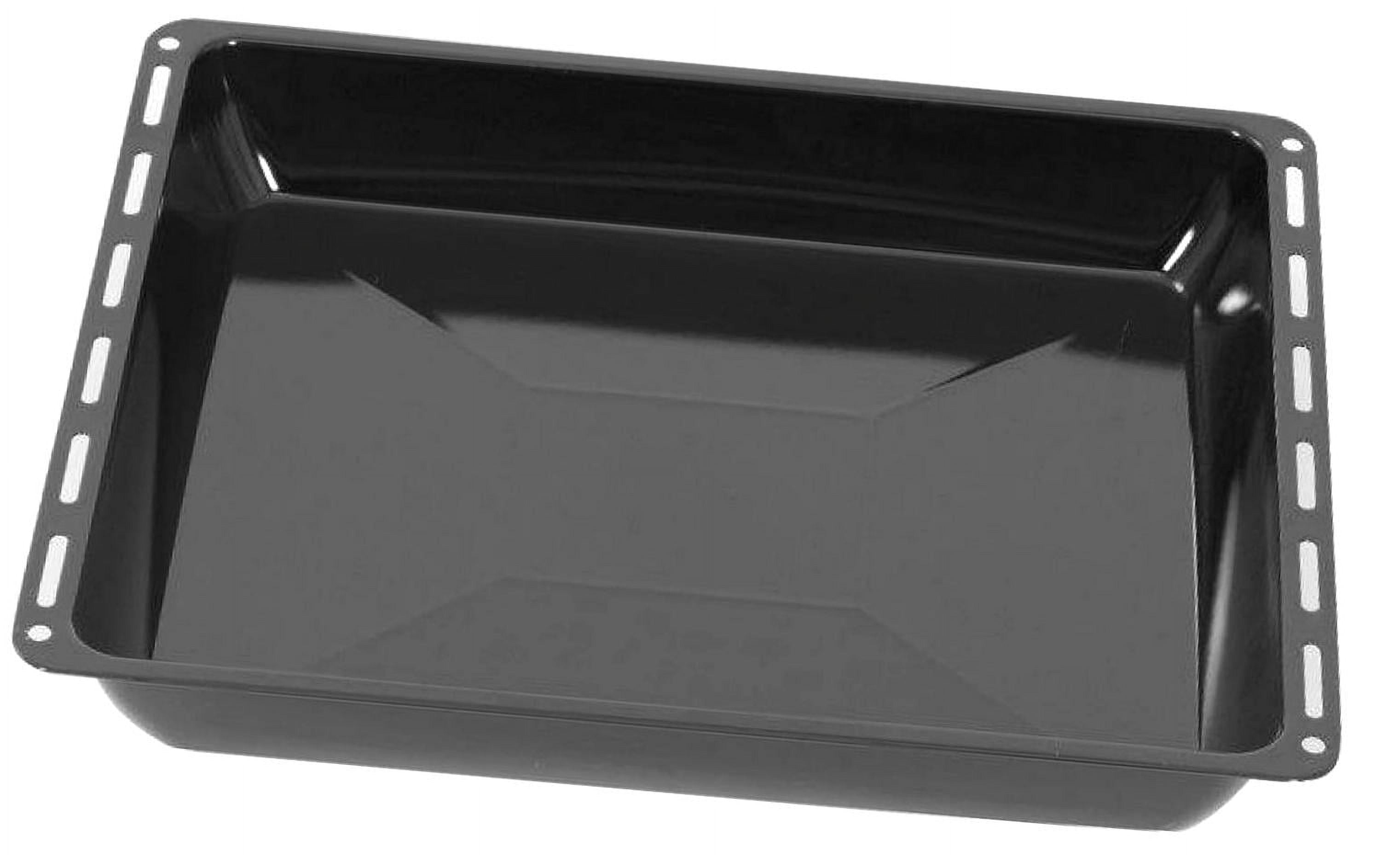 BESTKITTY Enamelled Grease Baking Tray, 465 x 370 x 60 mm Deep ...