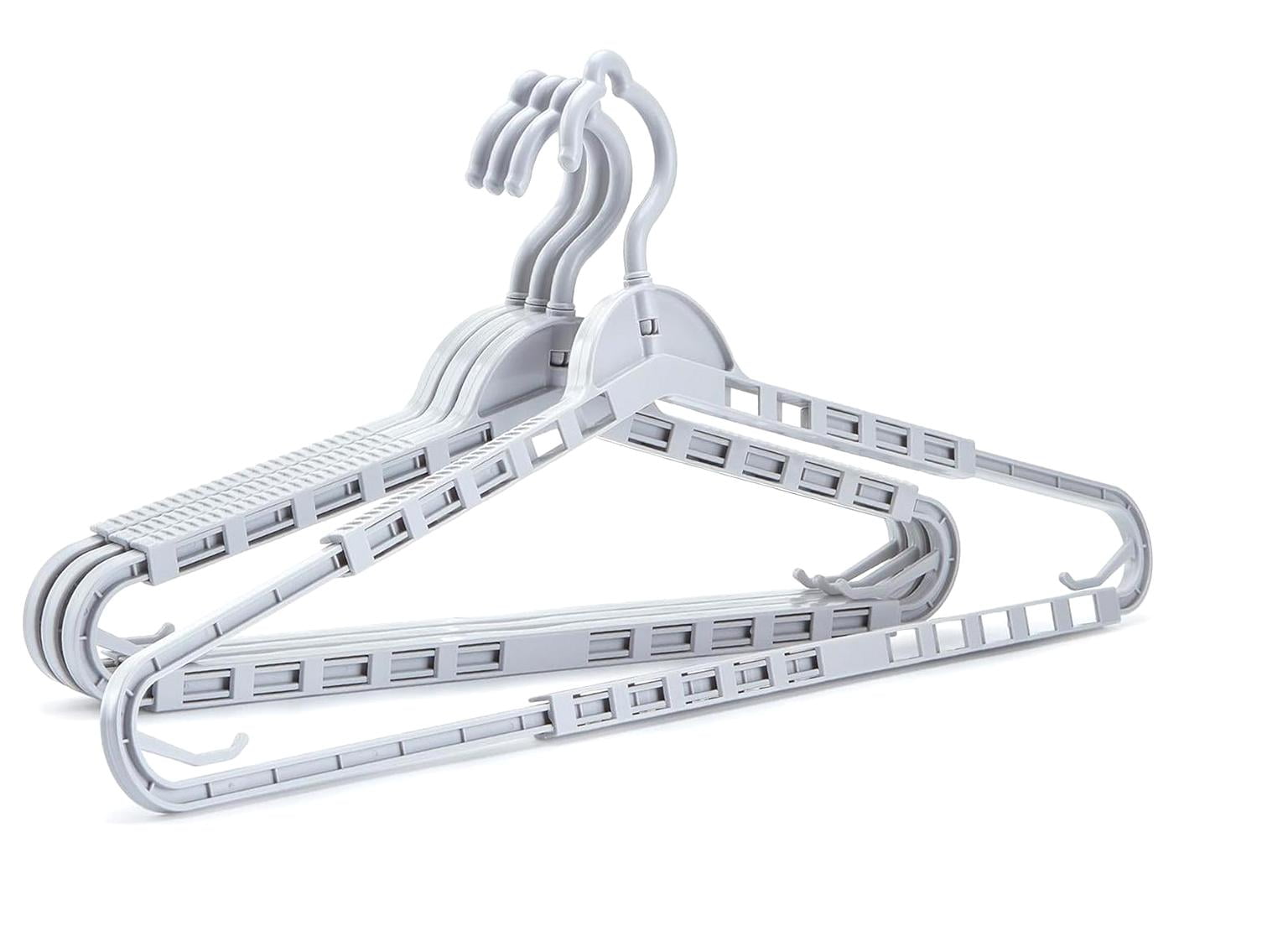 BESTKITTY Extra Large Adjustable Hangers 4 Pack, Heavy Duty Clothes ...