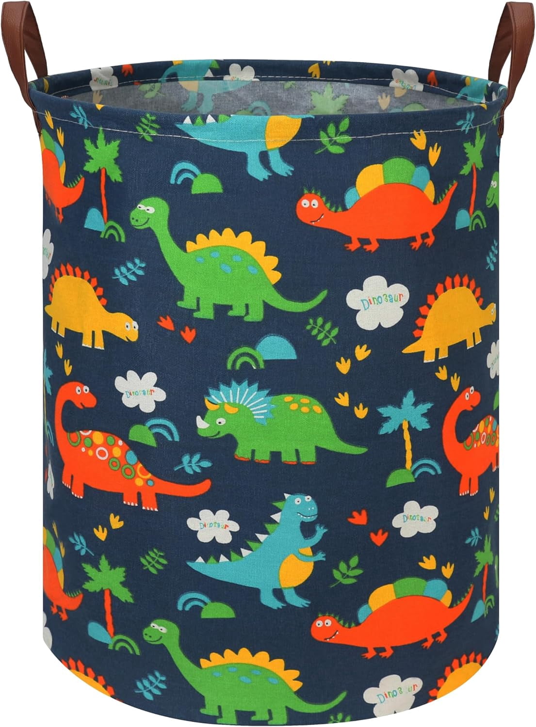BESTKITTY FXOLCSHE Dinosaur hamper for Kids,Dinosaur toy storage box ...