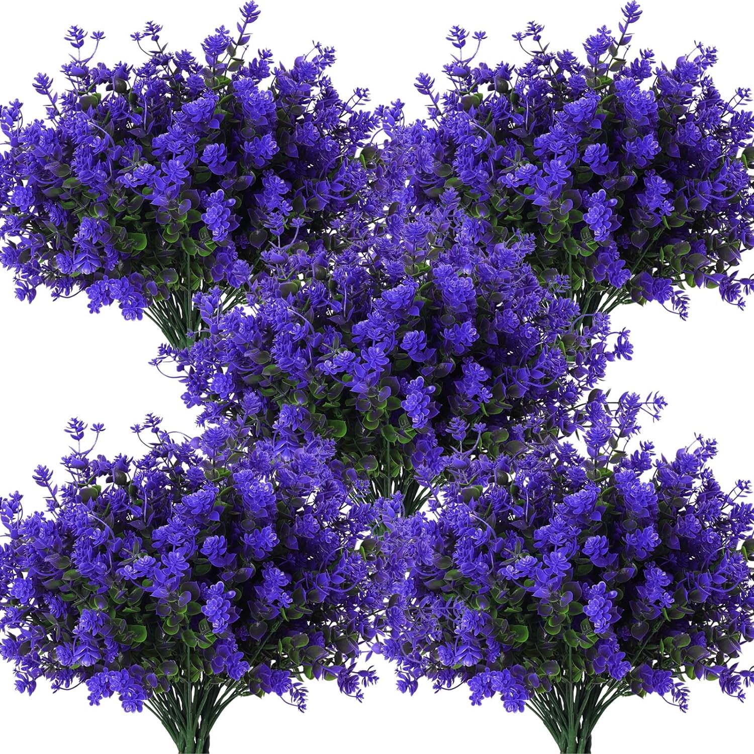 BESTKITTY Fake Outdoor Flowers Arti Plants for Window Boxes Sp Outdoor ...