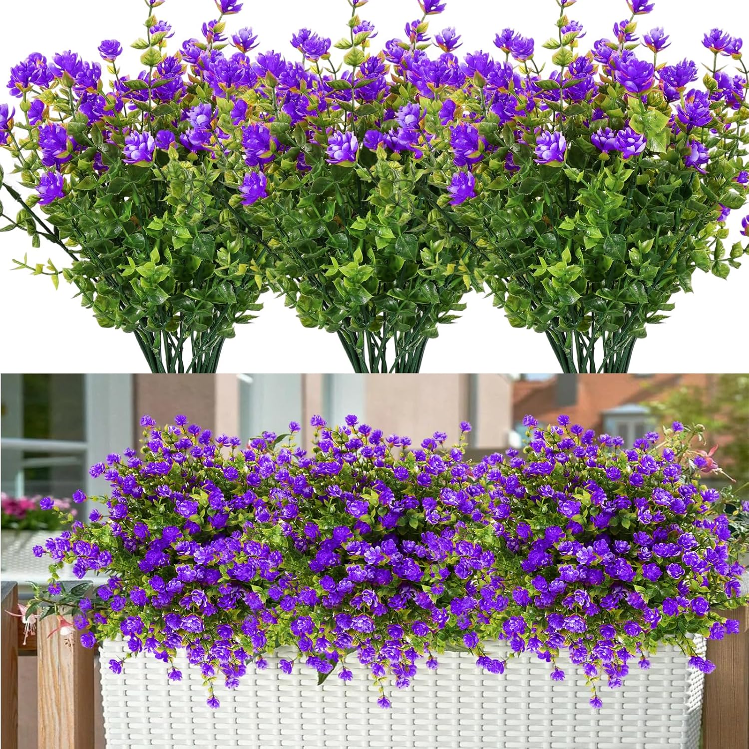 BESTKITTY Fake Outdoor Plants \u2013 Arti for Outdoors and Front Por ...