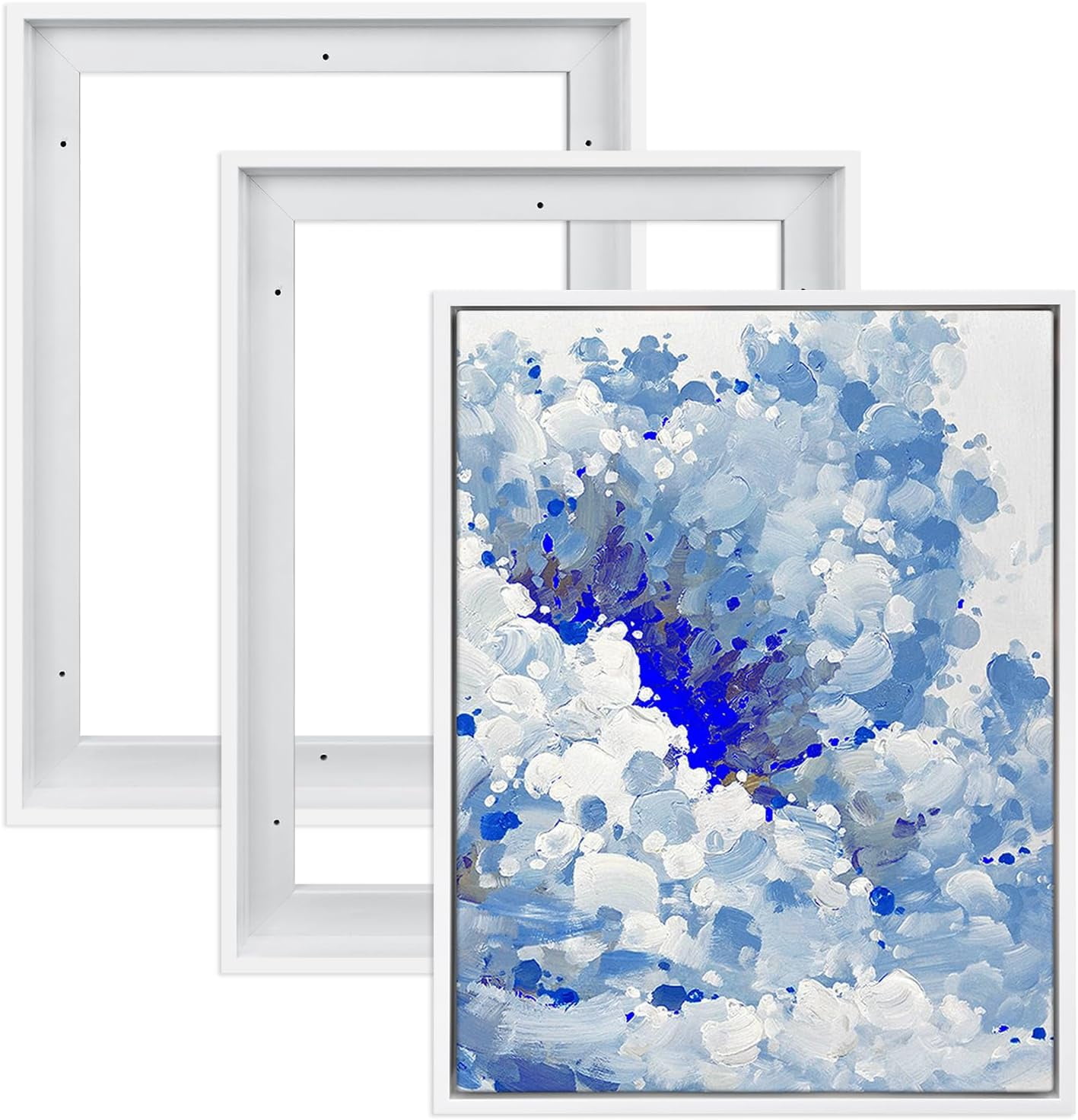 BESTKITTY Floating Canvas Fe for 6x8 In Painting 0.6-0.8\u201d Deep, 3 ...