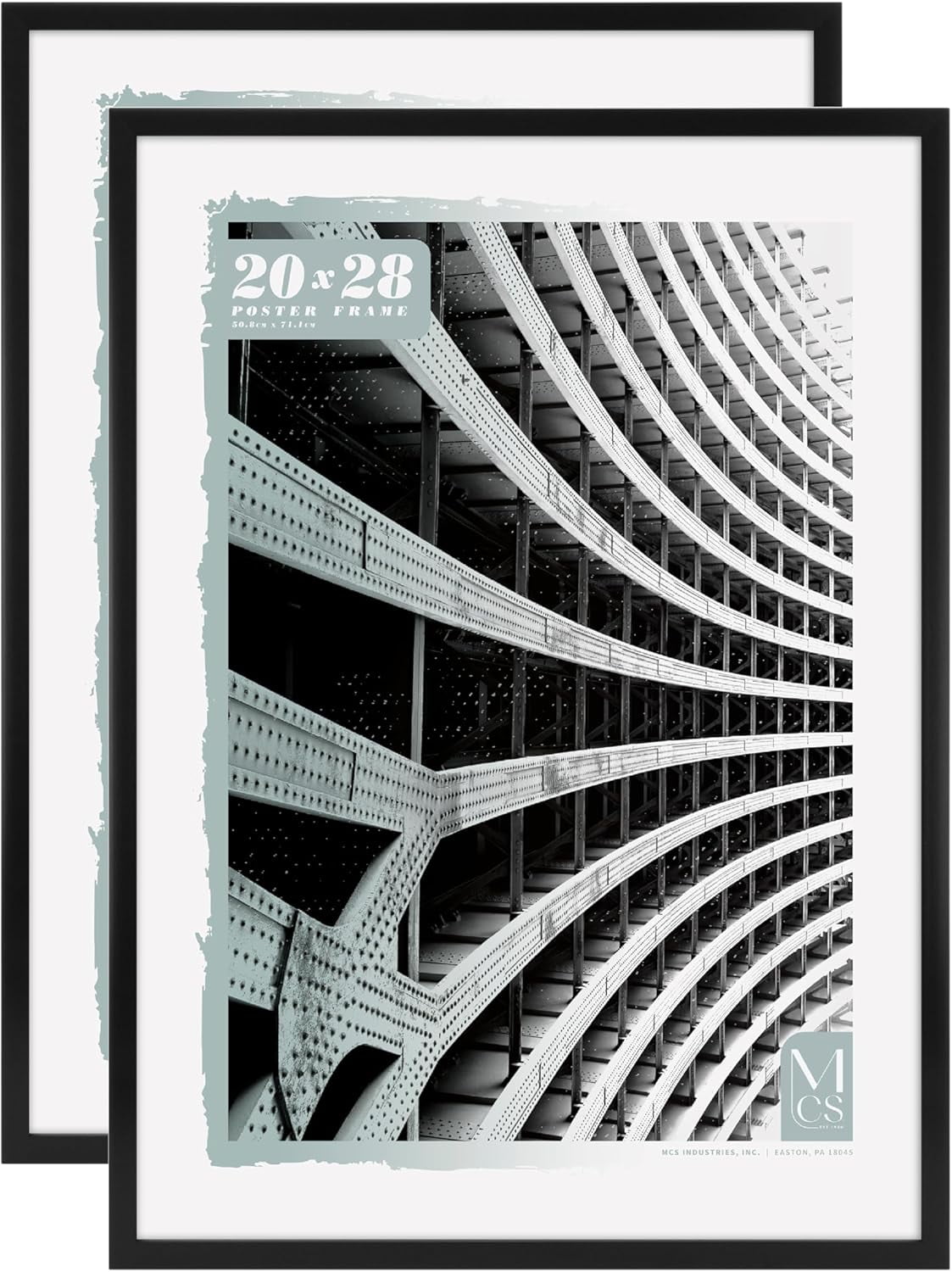 BESTKITTY Foundation 20x28 P Fe Traditional Bla, Veal & Horizontal Wall ...