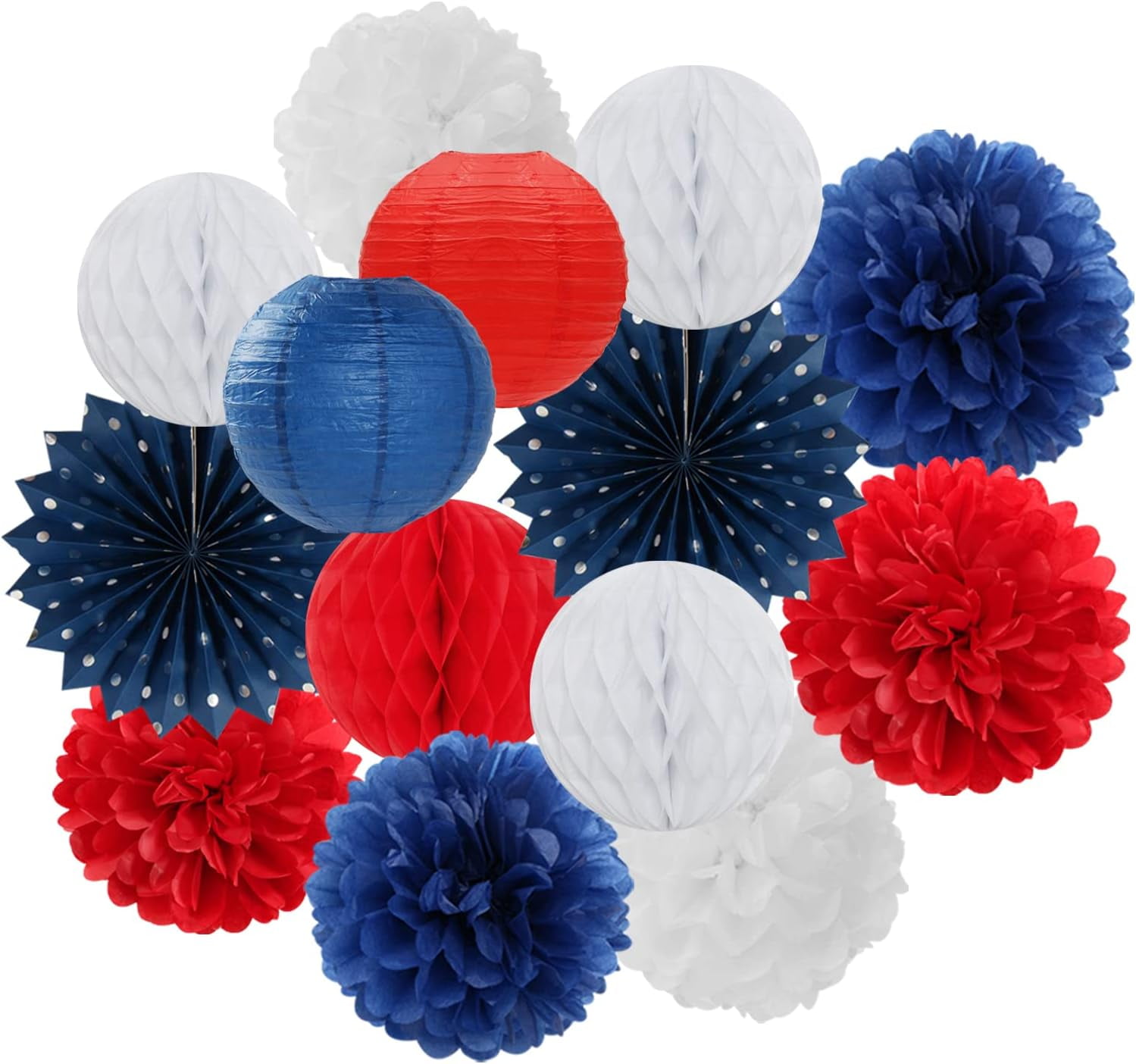 BESTKITTY Fourth-4th of July-Imemorial Party-Decorations Lanterns ...