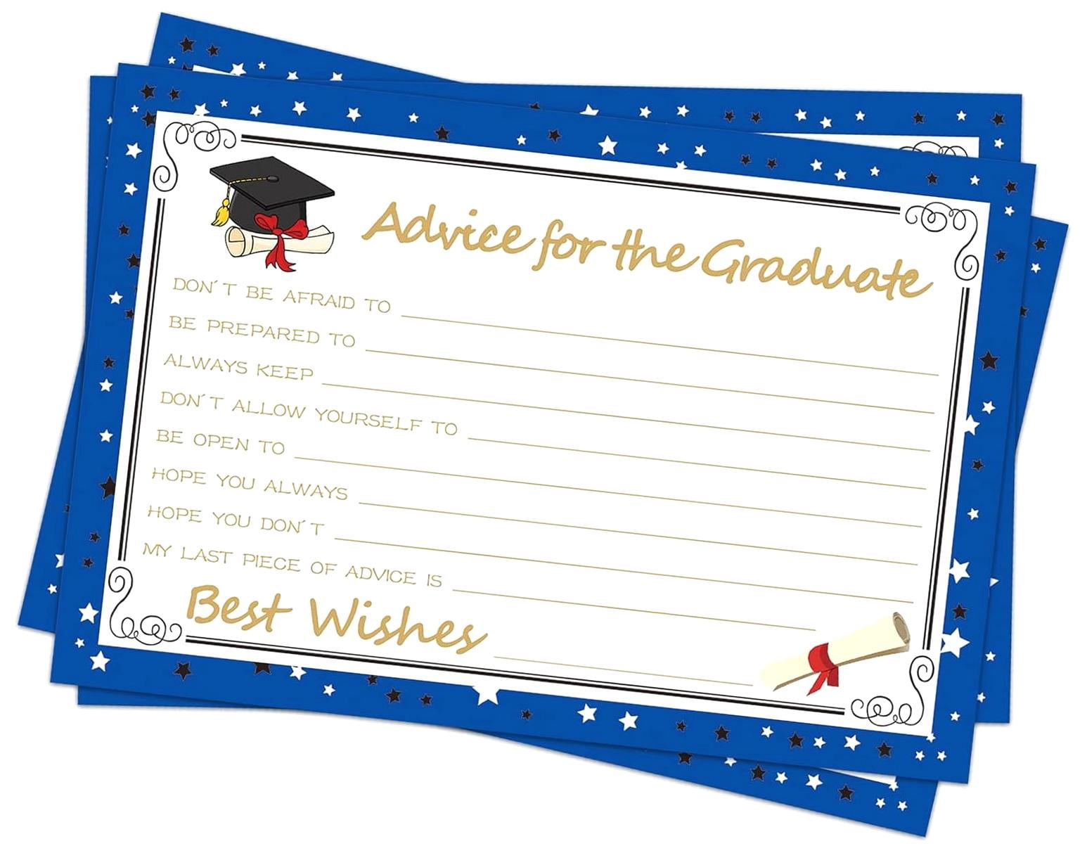 BESTKITTY Graduation Greetings & Suggestions - 50PCs Graduate Party ...