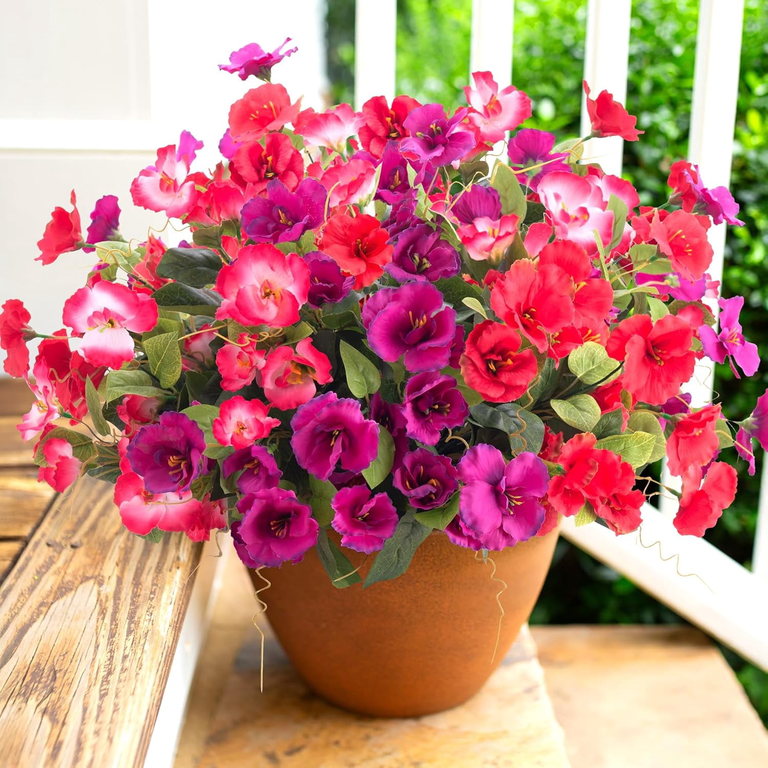 BESTKITTY Hibiscus Arti Plants for Outdoors Summer Decoration, 6 ...