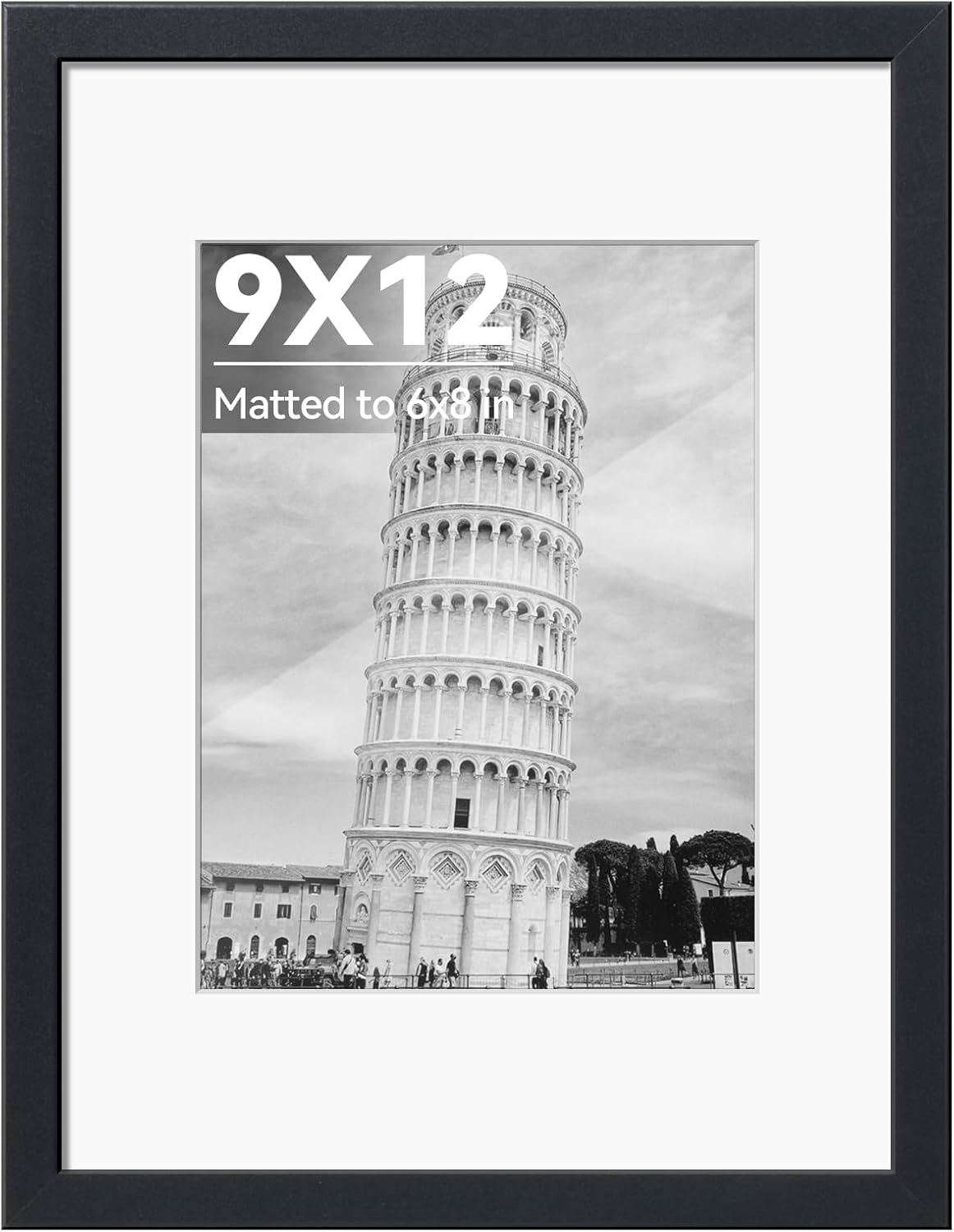 BESTKITTY HpyHi 9x12 Pture F, Bla P F for 6x8 with Mat or 9x12 Without ...