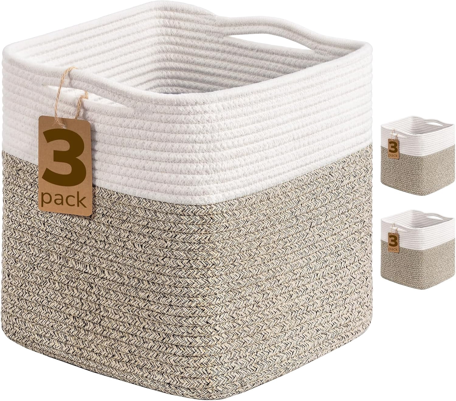 Woven Cube Storage Binsnull