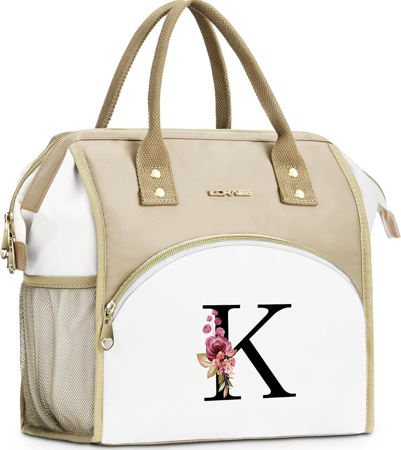 BESTKITTY Initial Lun Bag Women, Cooler Insulated Lun Bag, Large Adult ...