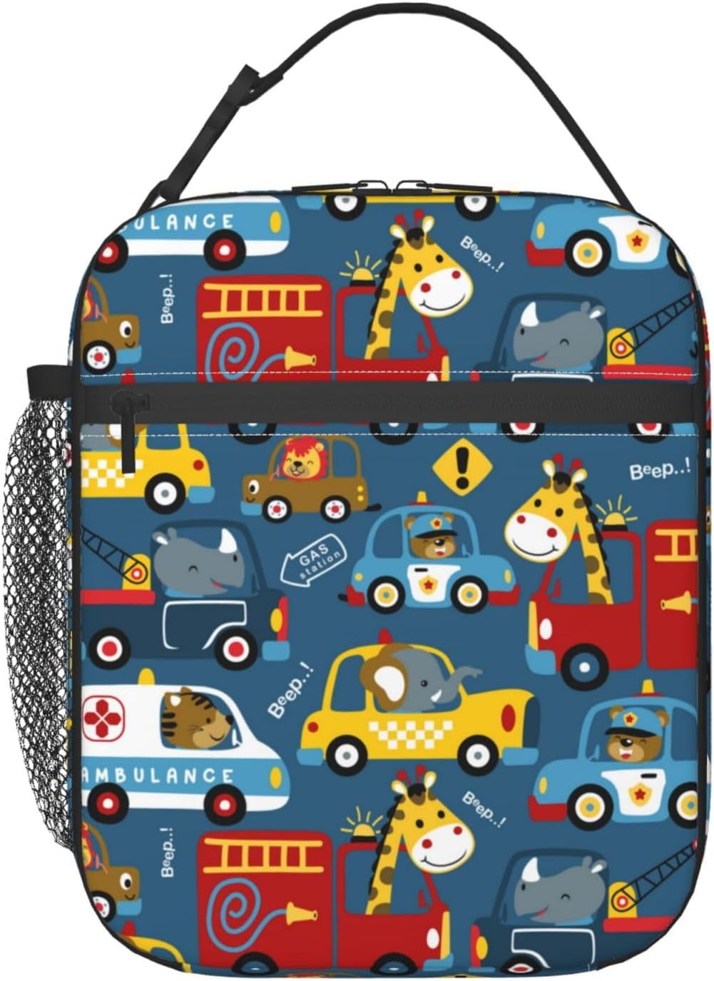 BESTKITTY Insulated Lun Box for Toddler Boys Kids Cars Lun Box for Work ...