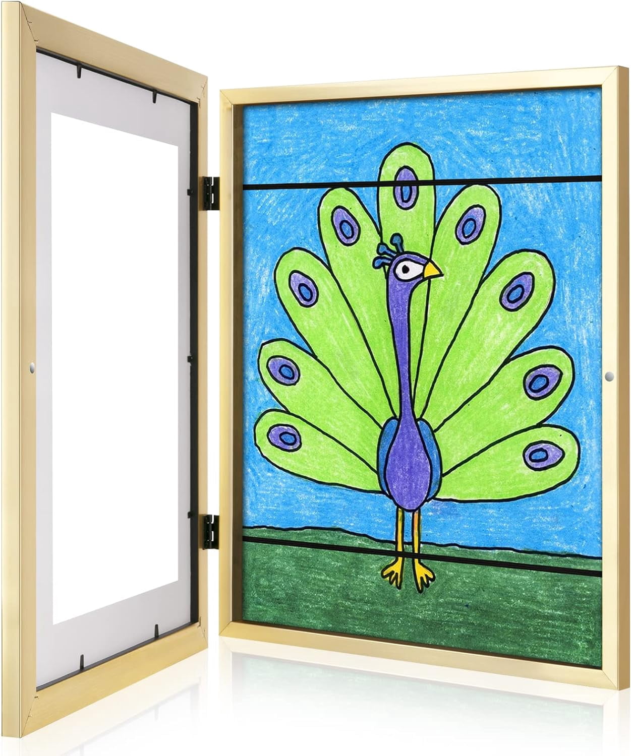 BESTKITTY Kids Art Fes, 11x14 Front Opening Kids Artwork Fes angeable ...
