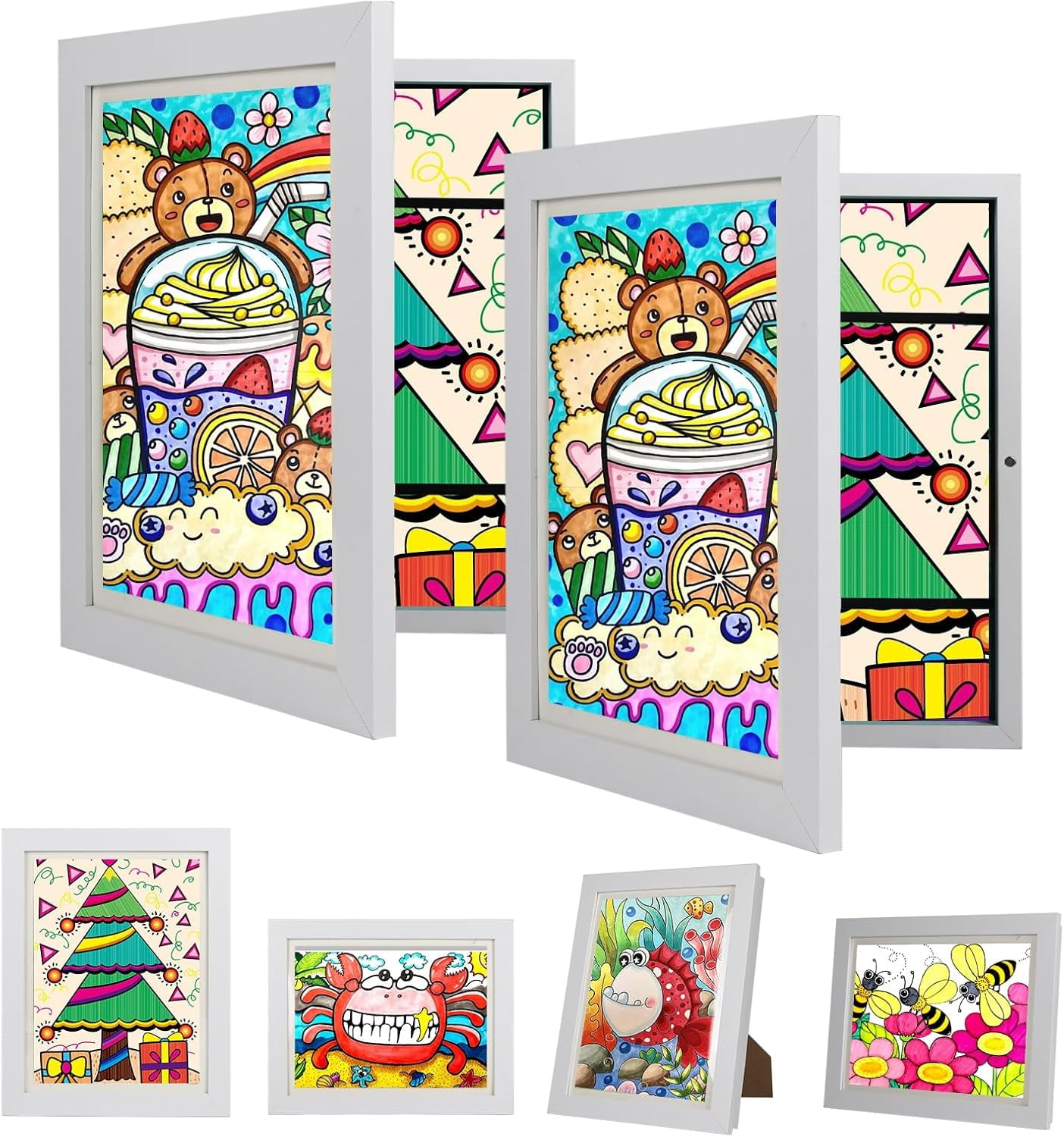 BESTKITTY Kids Artwork Fes angeable,10x12.5,Fes for Kids Artwork that ...