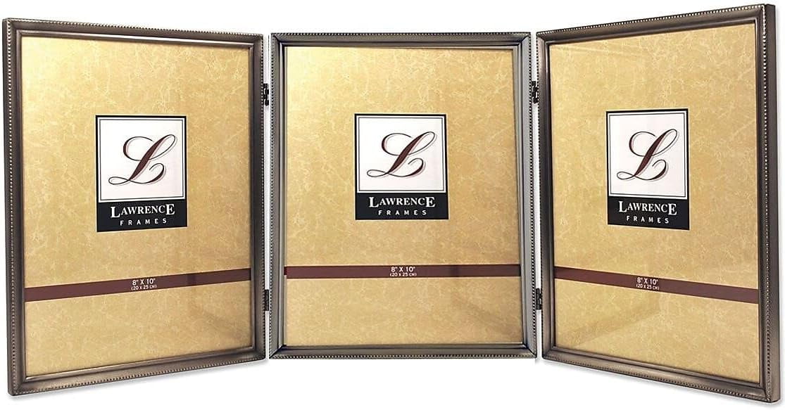 BESTKITTY Lawrence Fs Bead Border Design, 8 x 10 Triple, Pewter ...