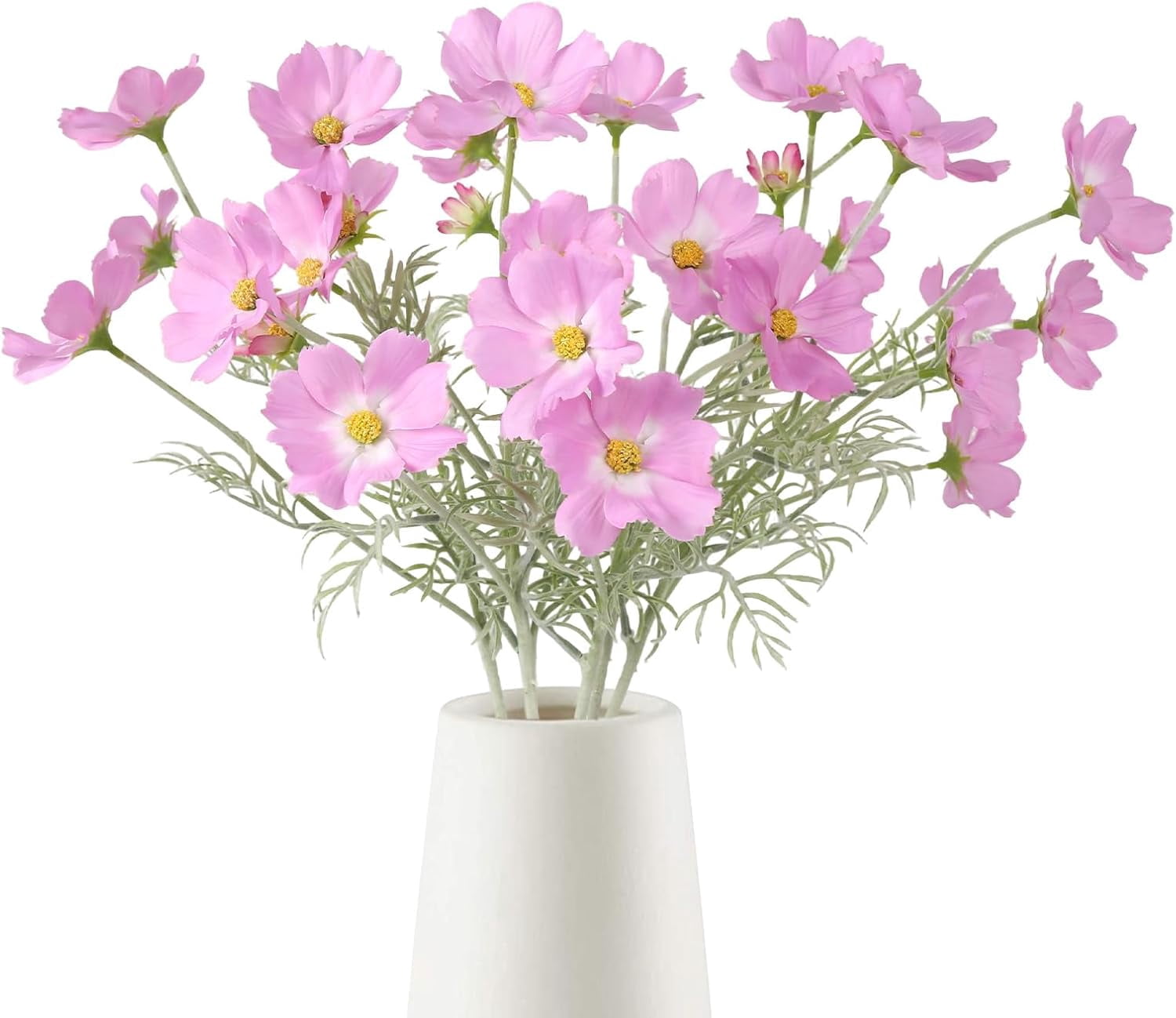 BESTKITTY Light Artiial Des Silk Cosmos 5PCS Fake Wildflowers 24.5 ...
