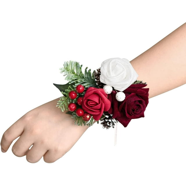 BESTKITTY Ling's 6pcs Wedding Wrist Corsage Arti, Girl/Mother ...