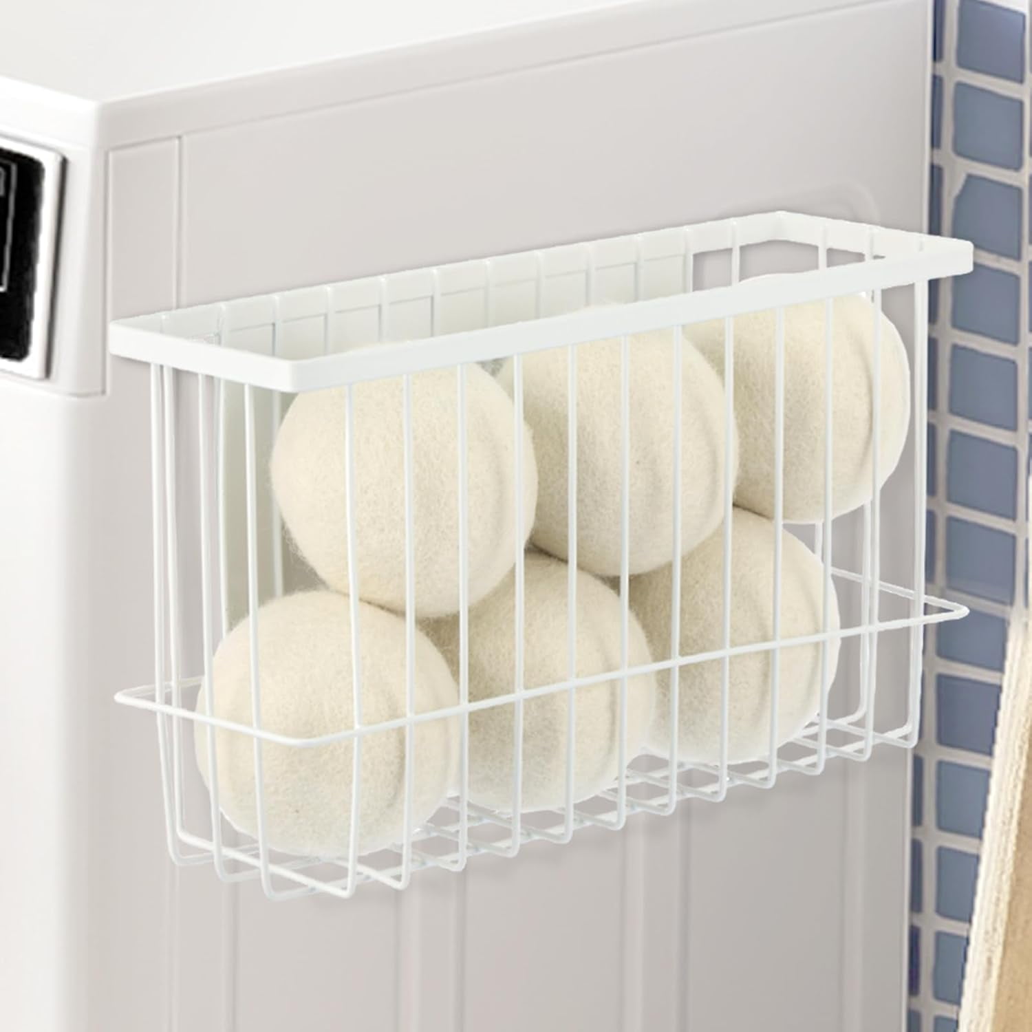 BESTKITTY Magnet Dryer Ball Holder for Laundry Room Dryer Ball ...