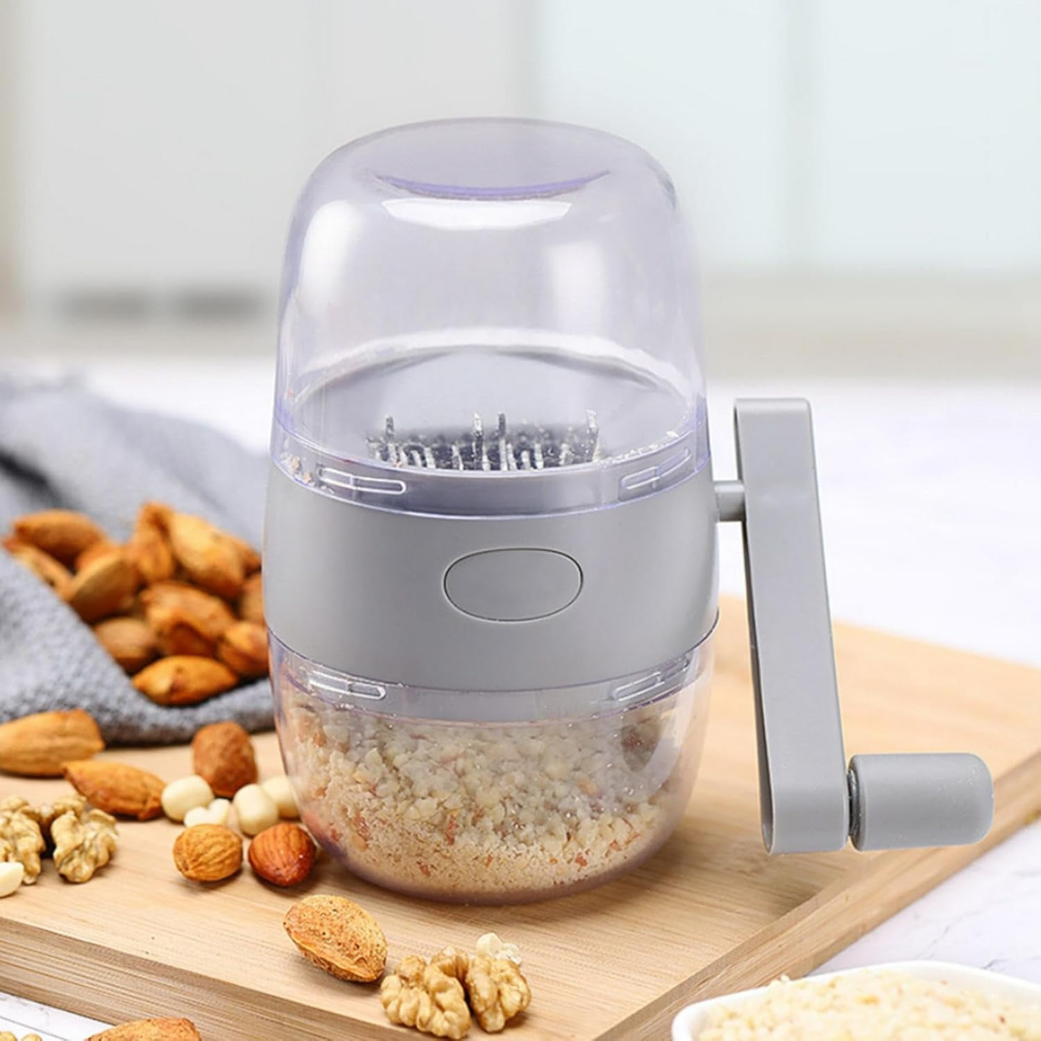 BESTKITTY Manual Nut Grinder, Portable Nut or Hand Crank for All Nuts ...