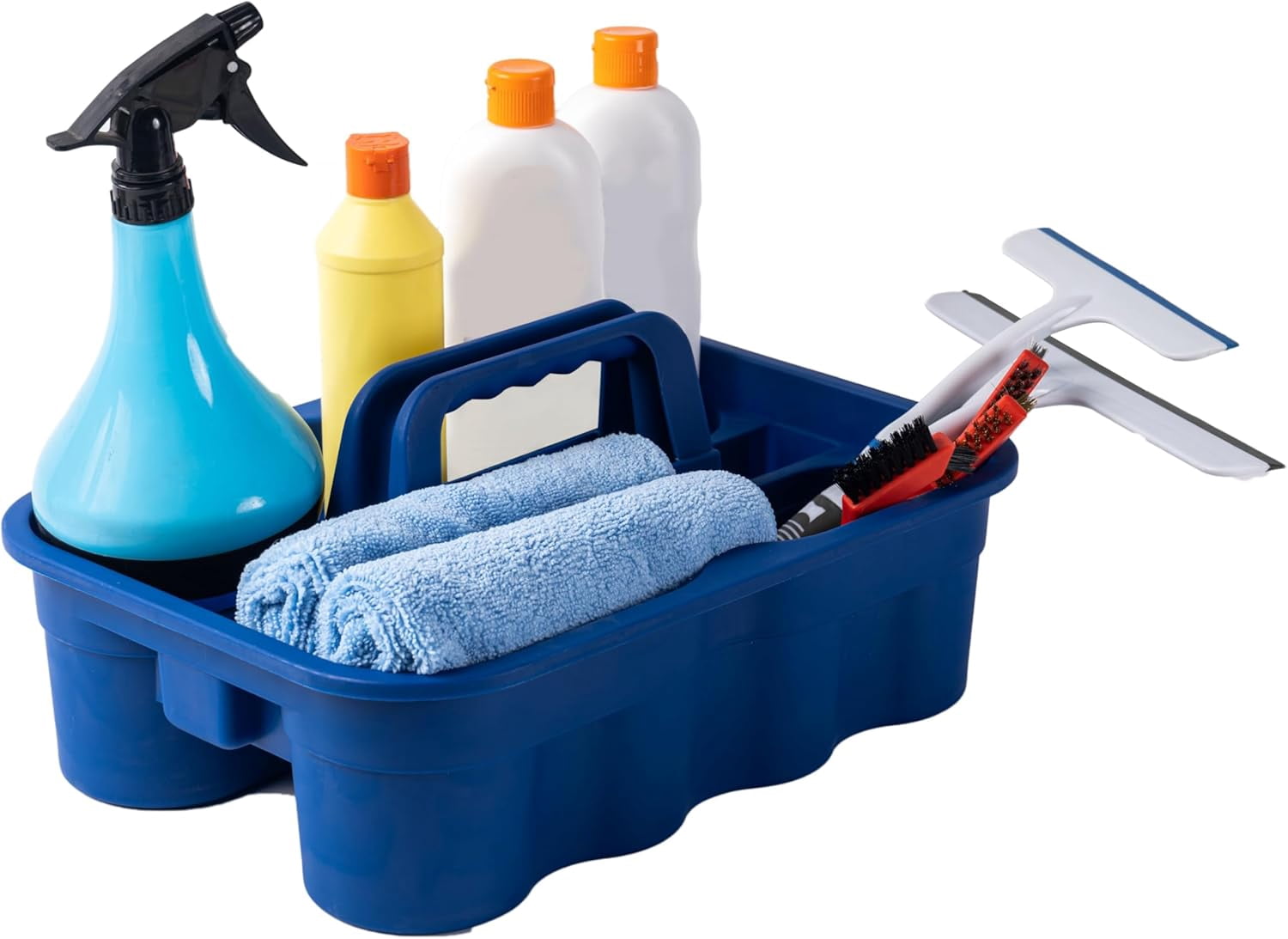 BESTKITTY Matthew Large Plast Tote Tool & Deluxe Supply Cleaning Caddy ...