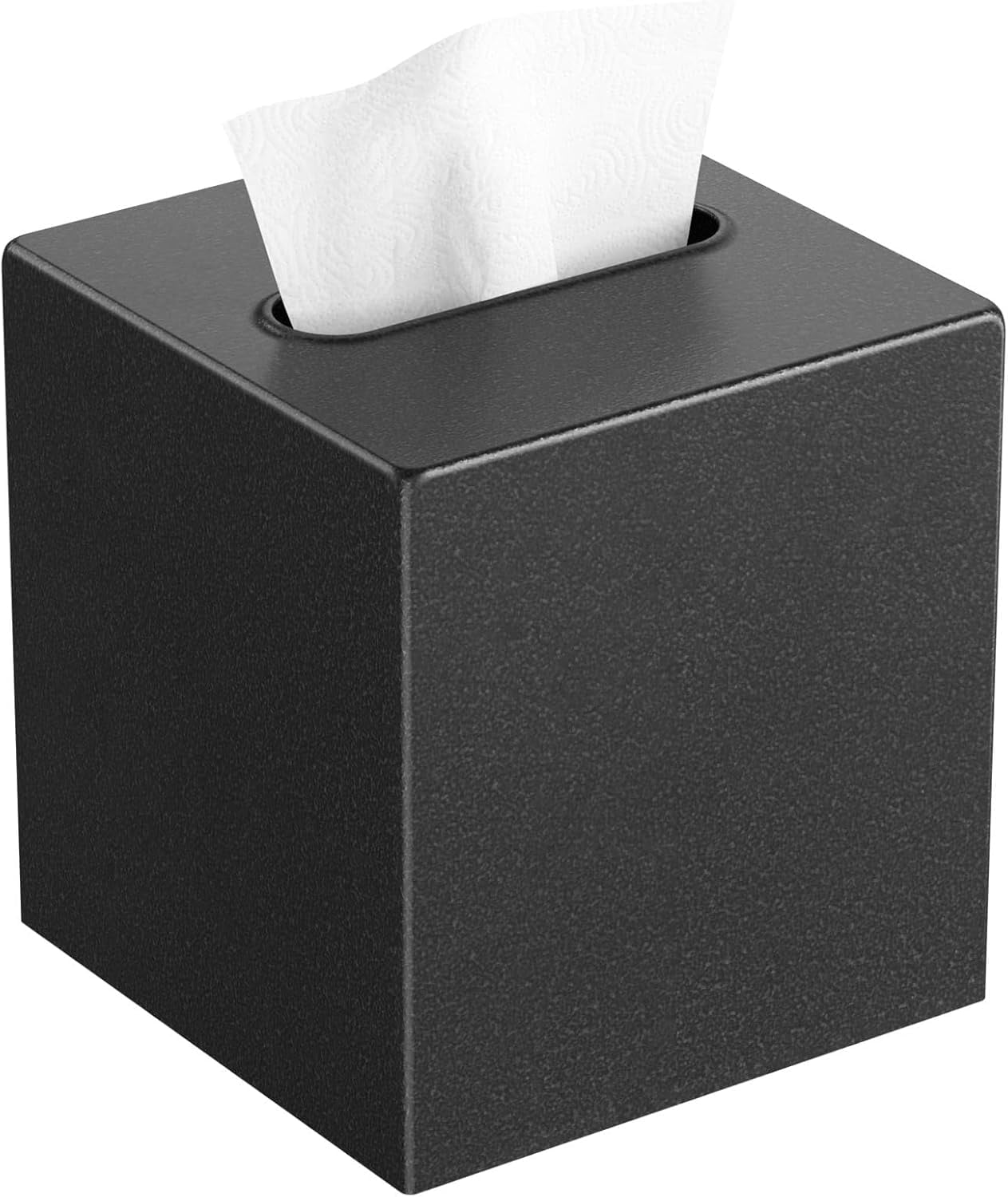 BESTKITTY Metal Tissue Box Cover, Square Tissue Box Holder Modern Decor ...